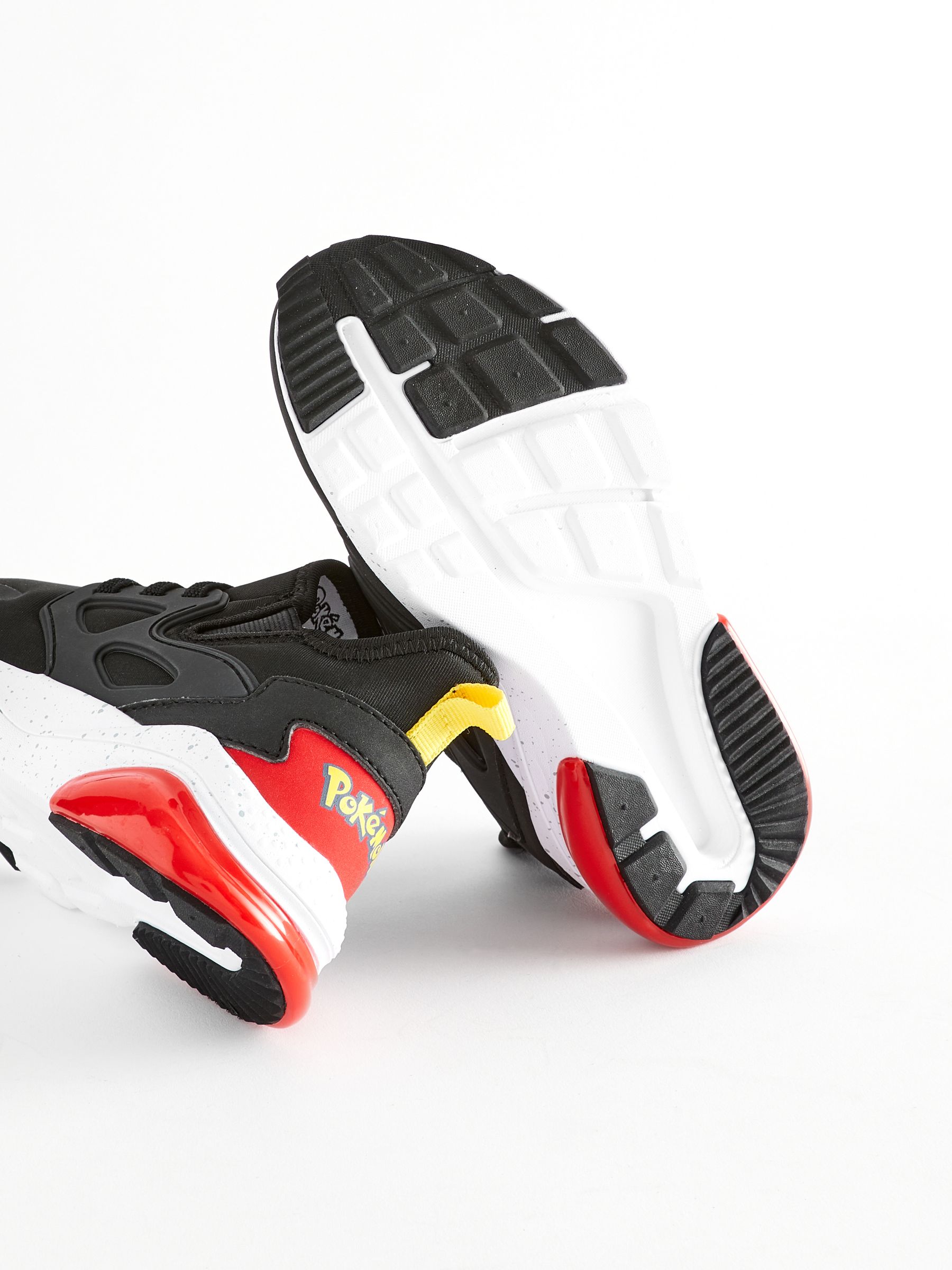 Black and red trainers store