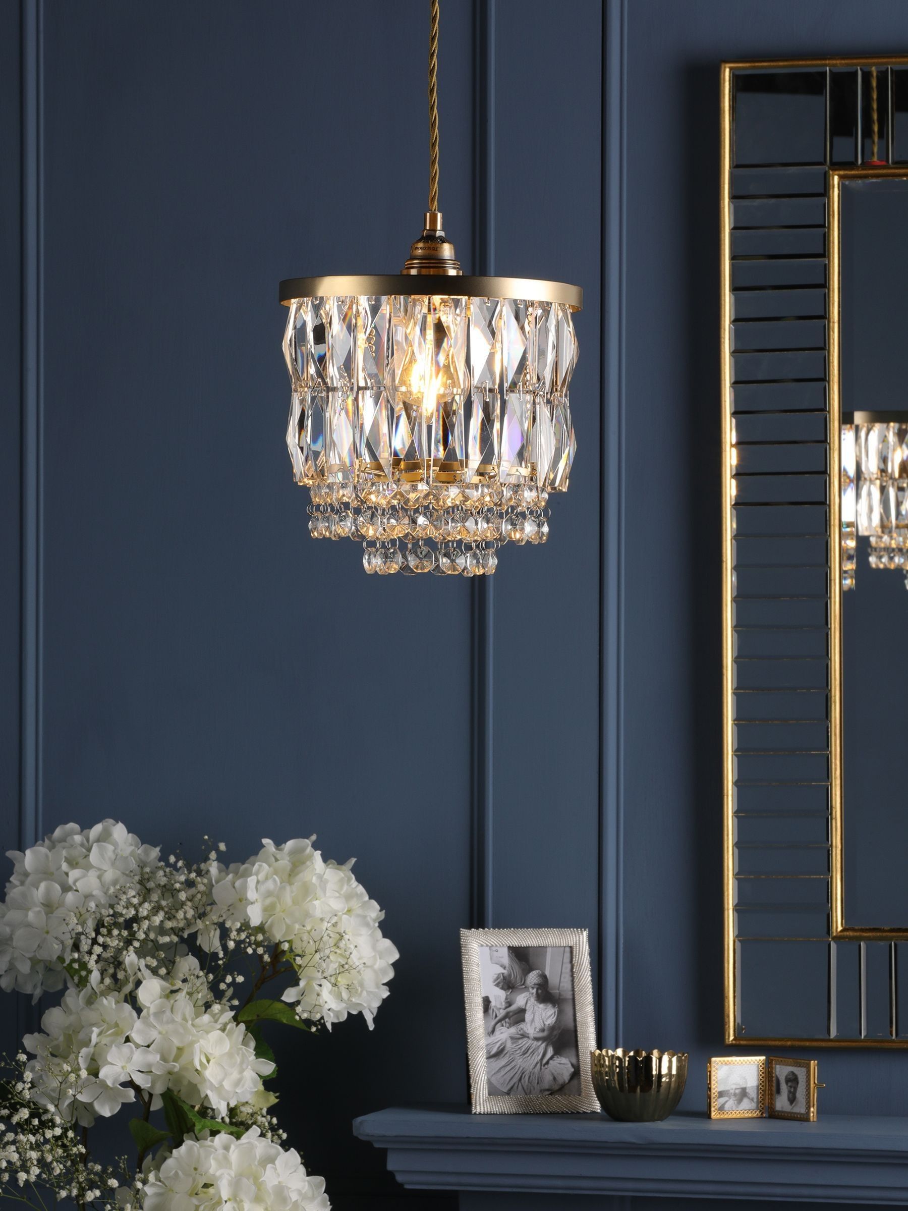 Buy Laura Ashley Brass Rhosill Easyfit Shade from Next Ireland