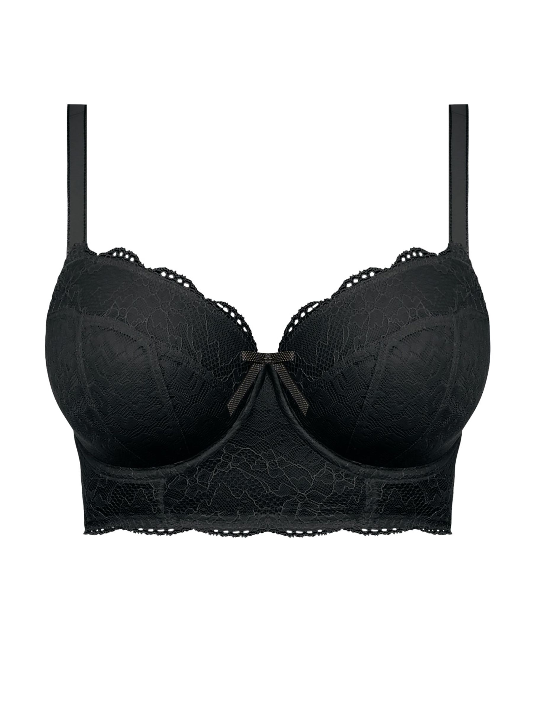 Buy Freya Fancies Black Underwired Longline Bra from the Next UK online ...