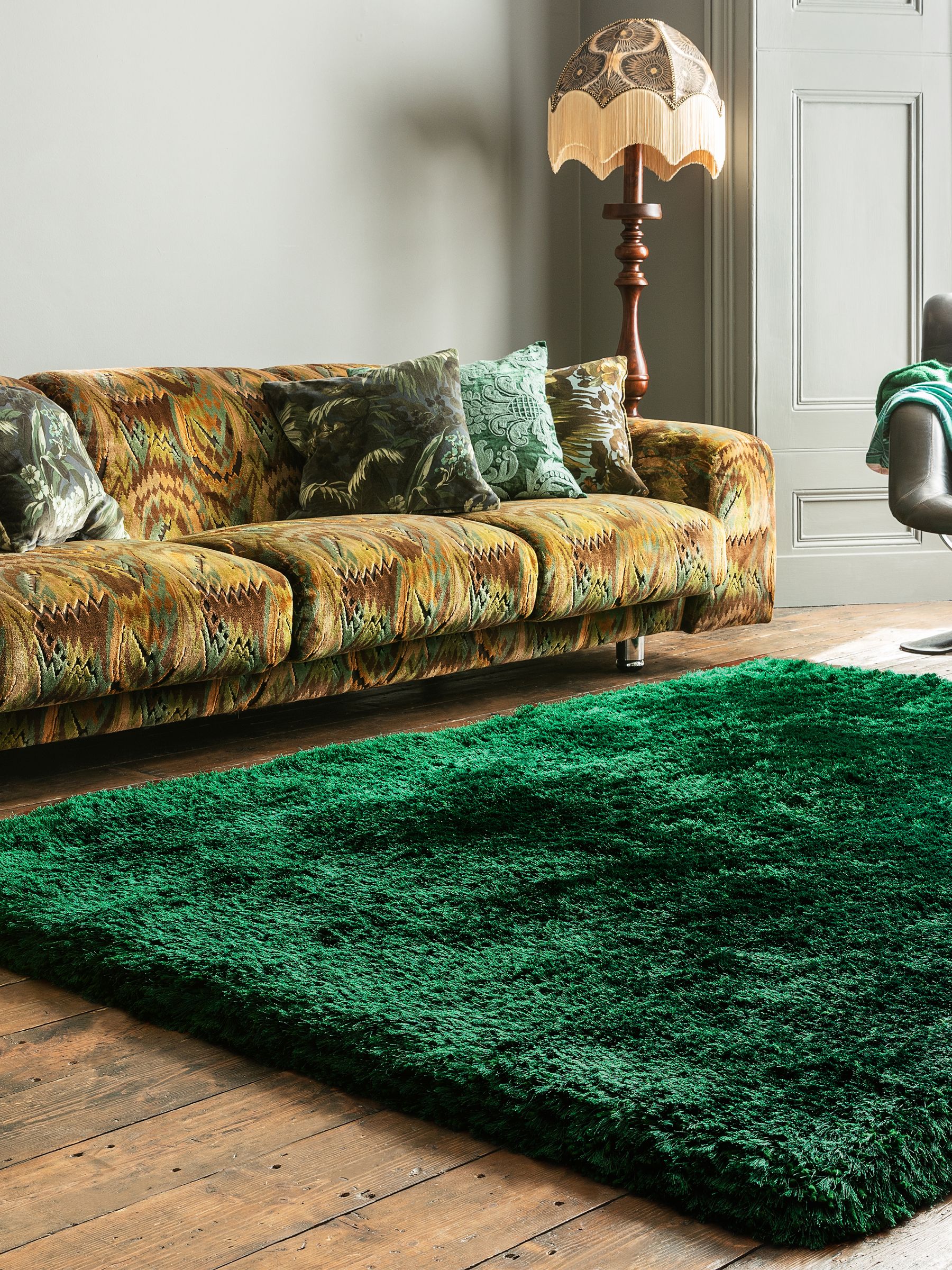 Buy Asiatic Rugs Green Plush Rug from the Next UK online shop