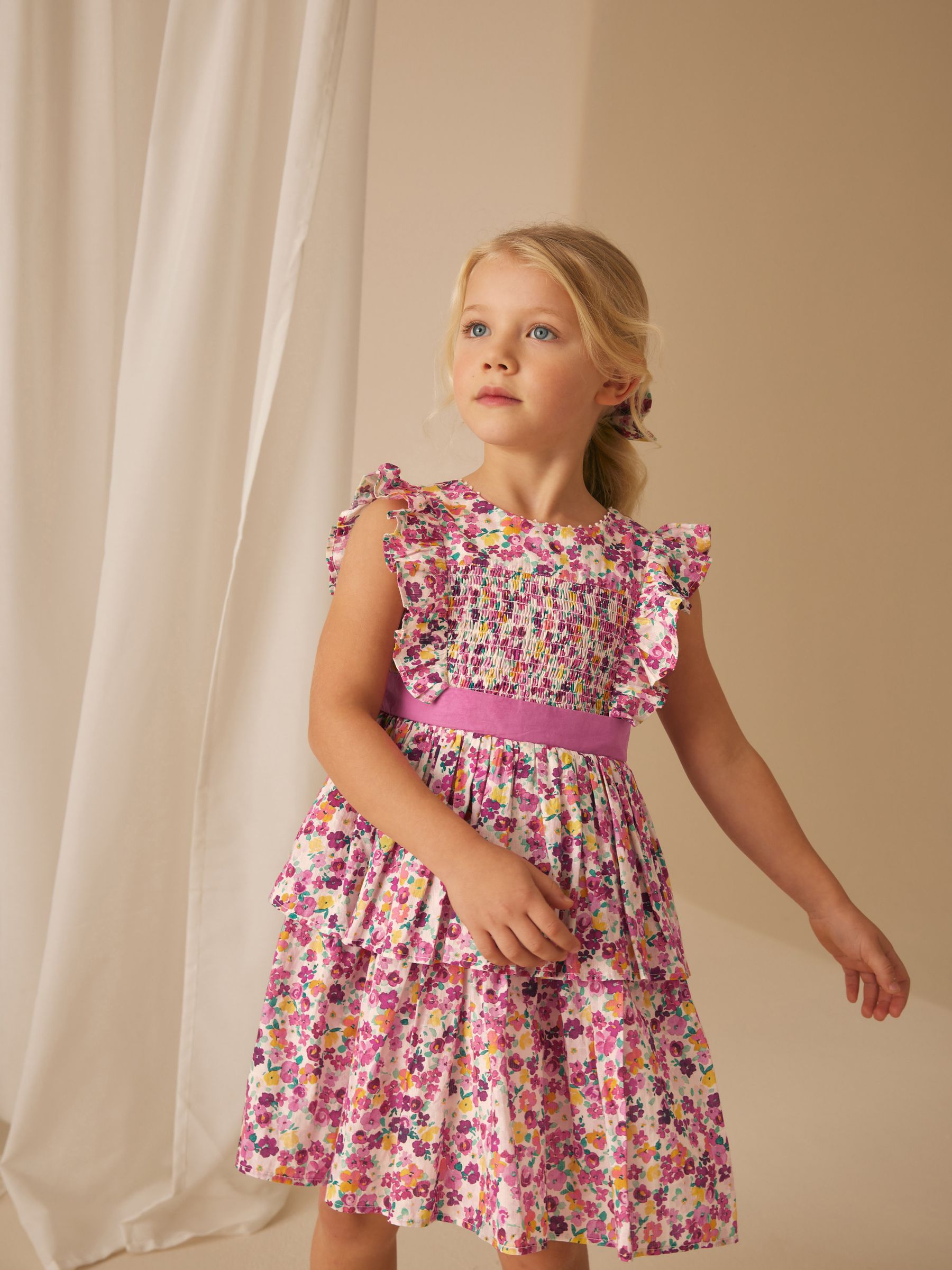 Buy Laura Ashley Purple Ancroft Bow Detail Prom Dress from the Next UK ...