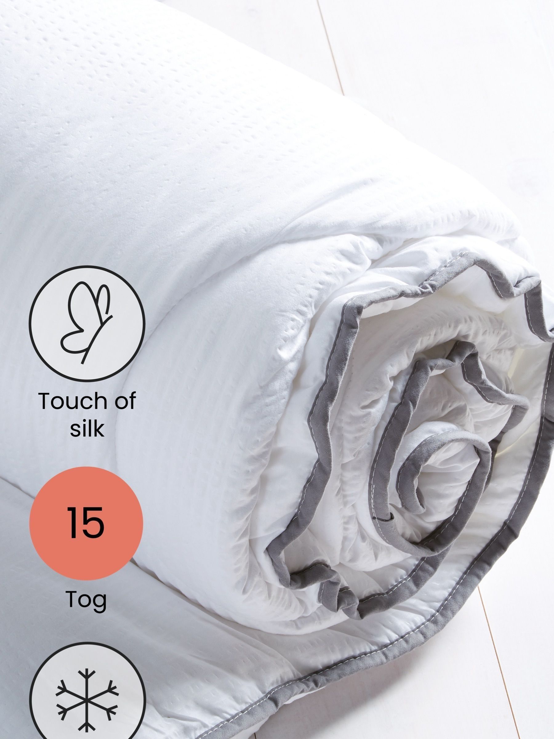 Buy Sleep In Silk 15 Tog Duvet from the Next UK online shop