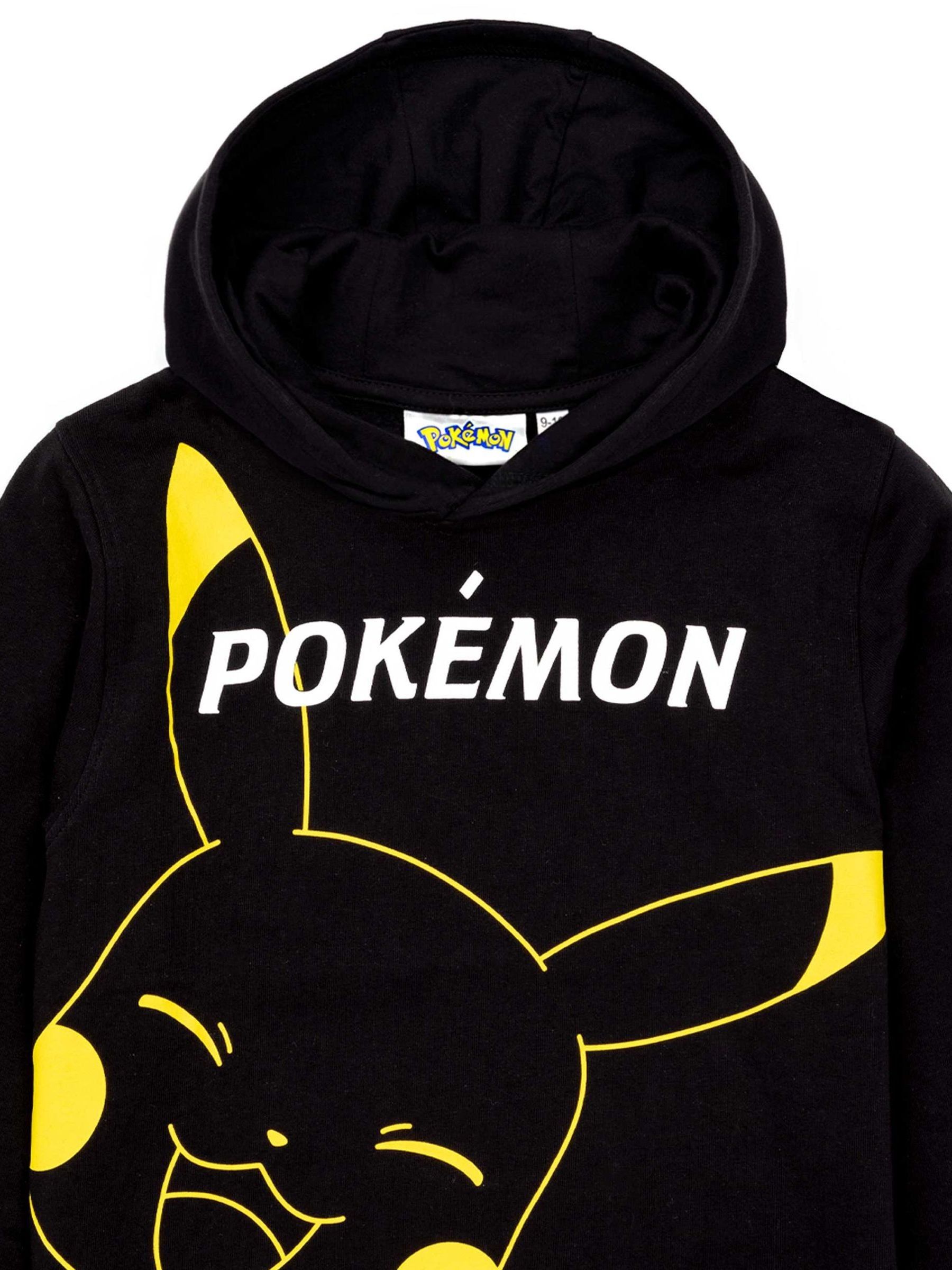Buy Vanilla Underground Black Pokemon Pikachu Hoodie from the Next UK ...