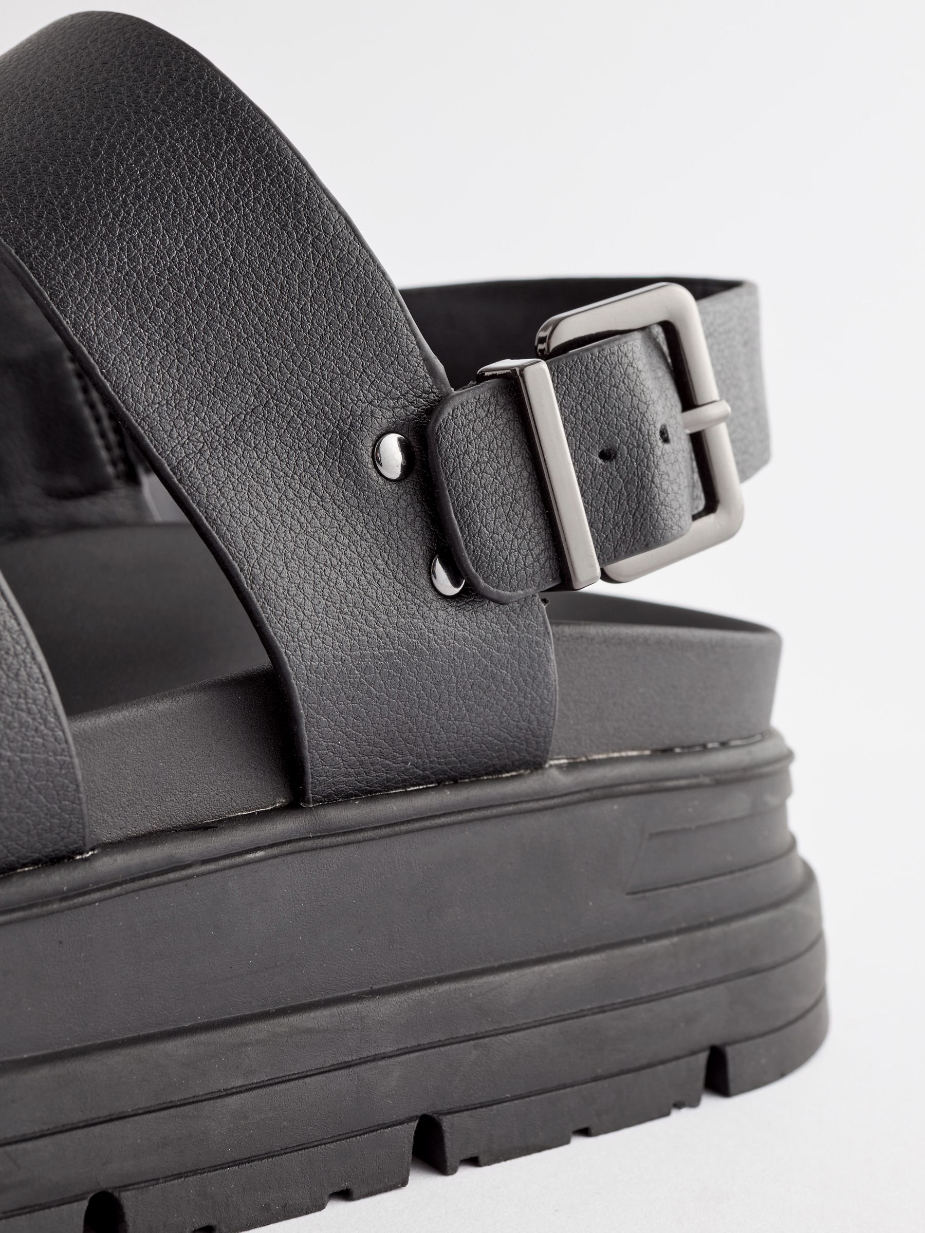 Buy Black Gladiator Chunky Platform Sandals from the Next UK online shop