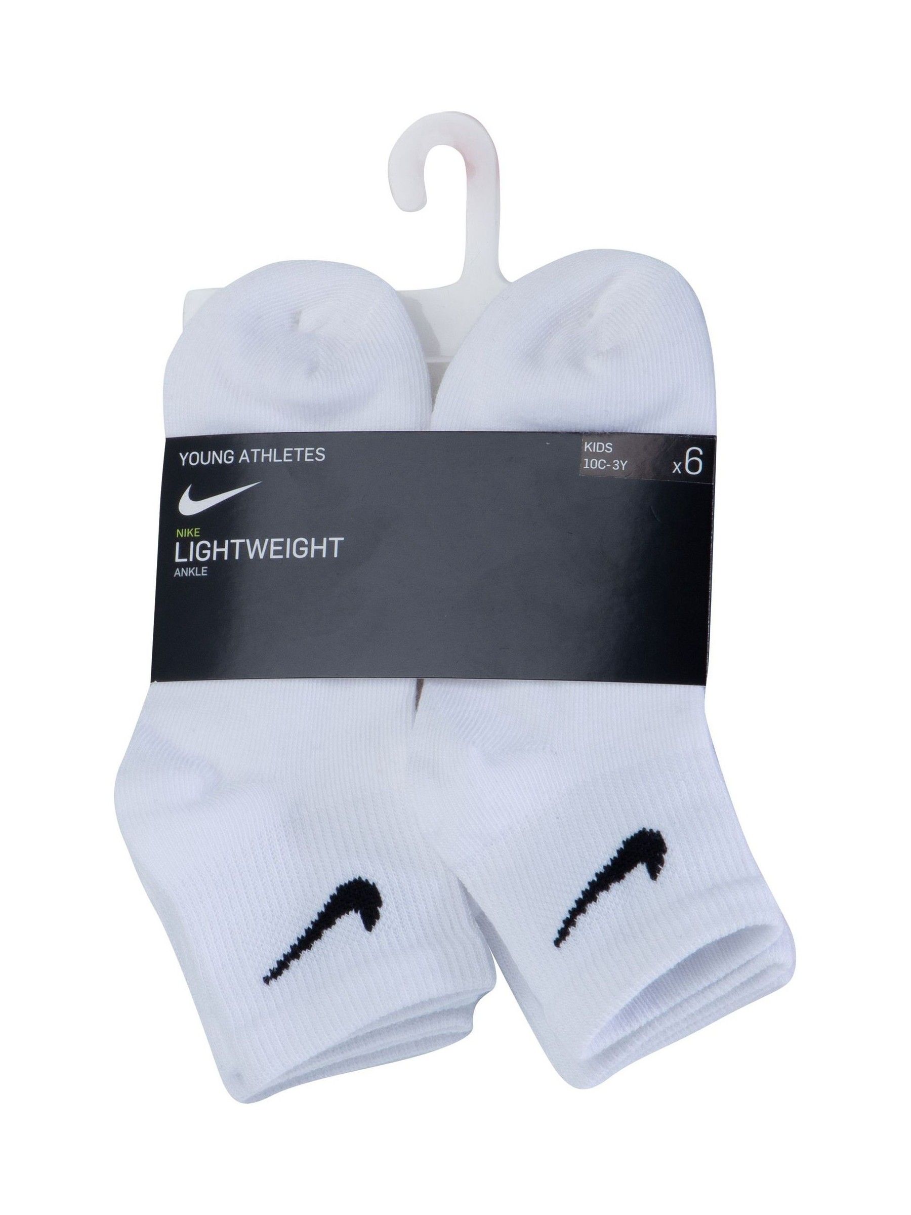 Buy Nike White Mid Socks 6 Pack Little Kids from Next Ireland