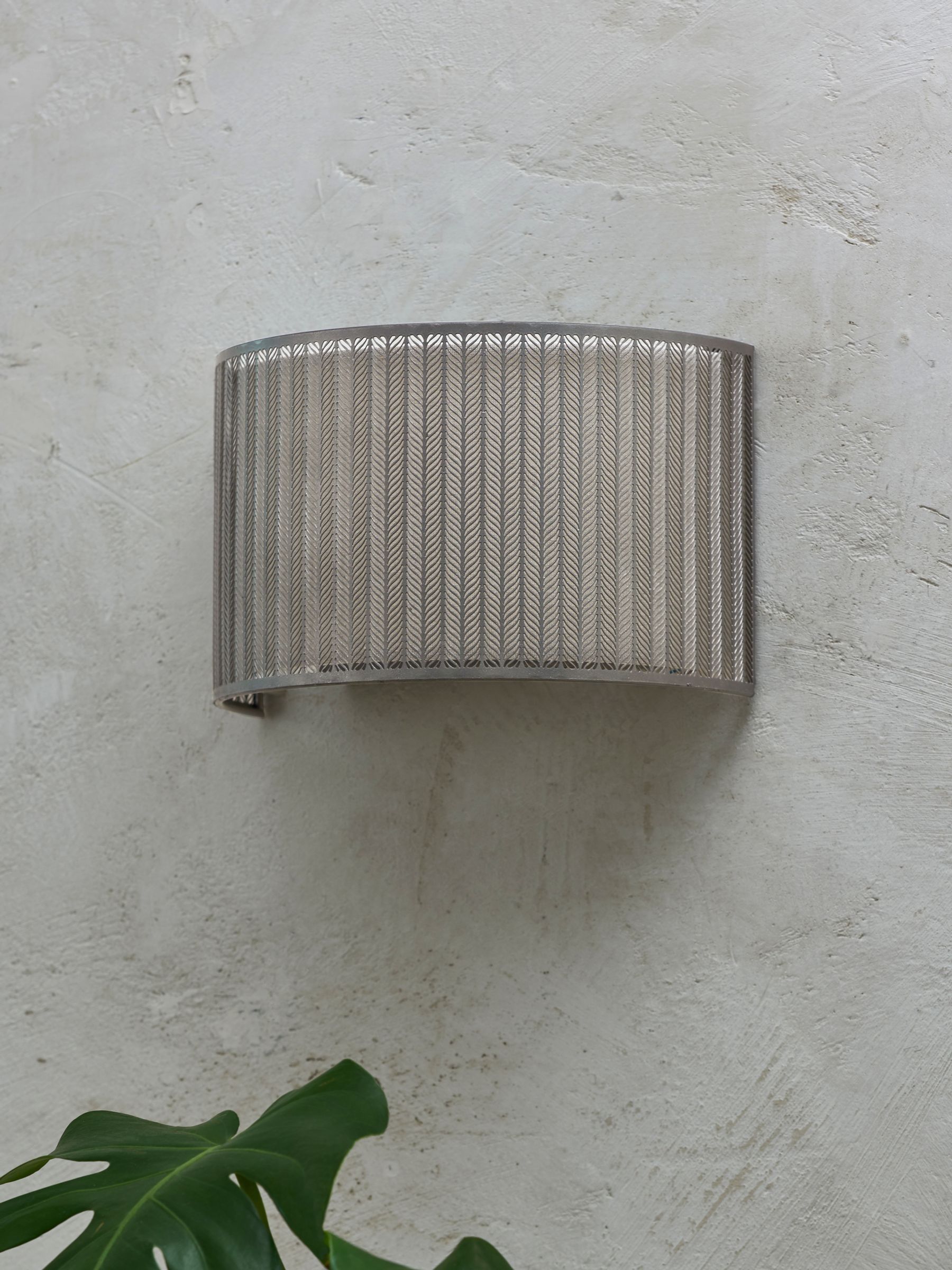 Buy Silver Jada Wall Light from Next Ireland