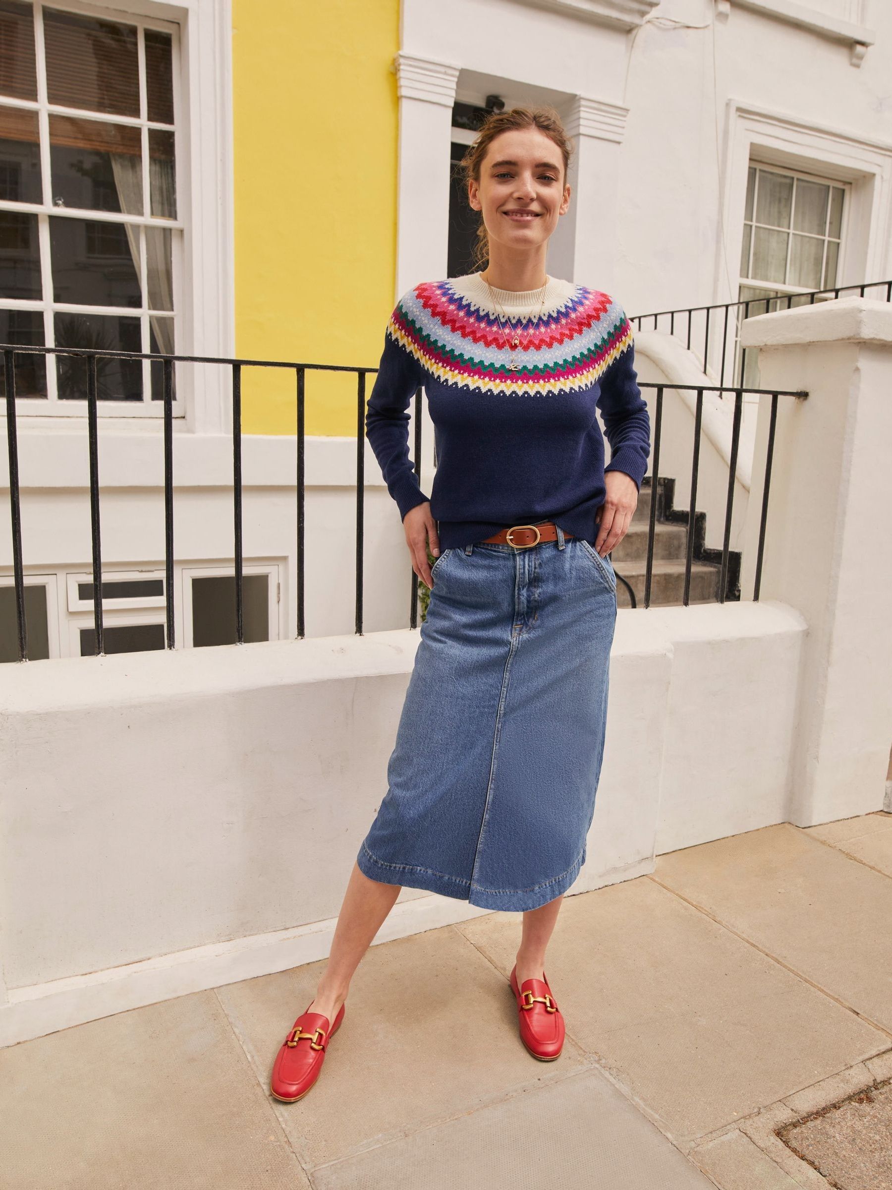 Buy Boden Red Snaffle Leather Loafers from the Next UK online shop