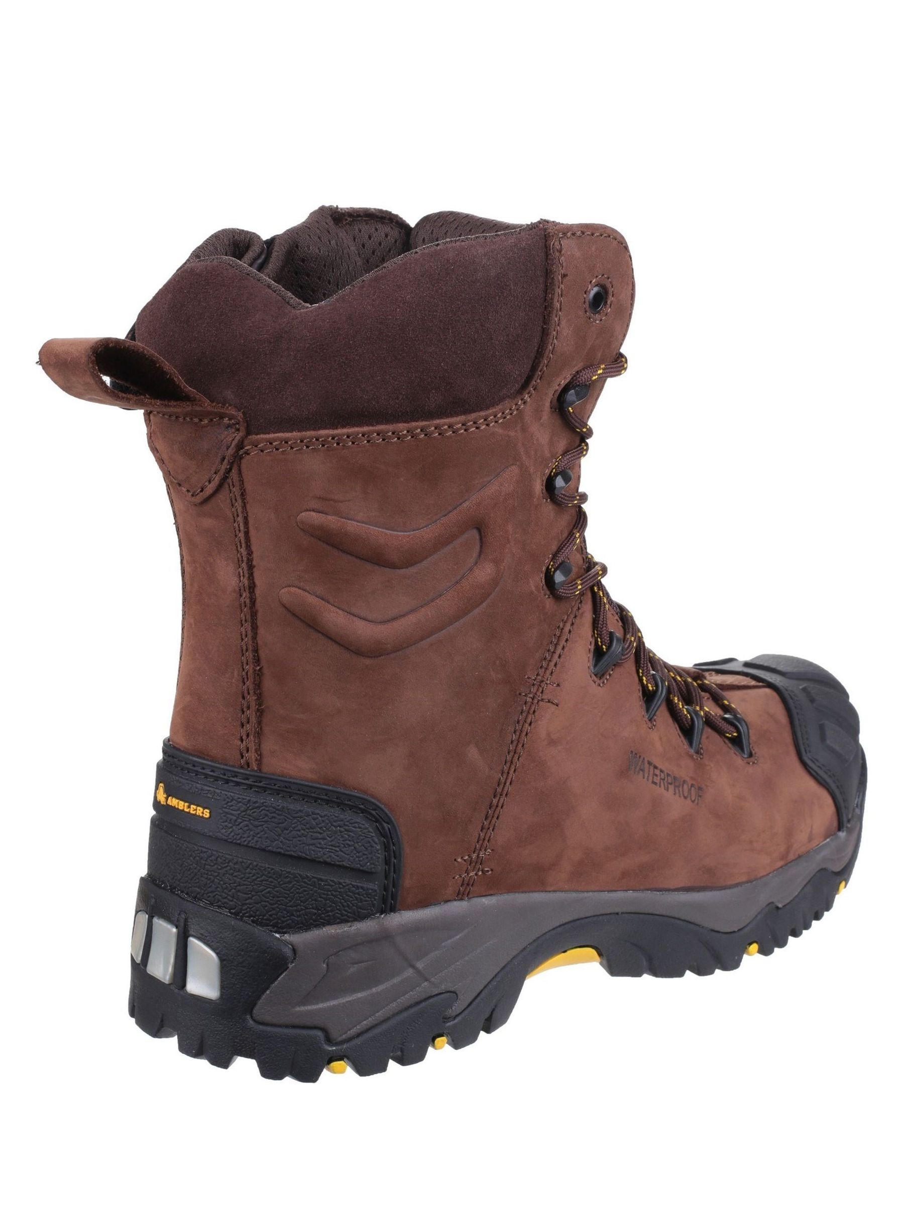 Buy Amblers Safety Brown AS995 Pillar Waterproof Lace-Up Safety Boots ...