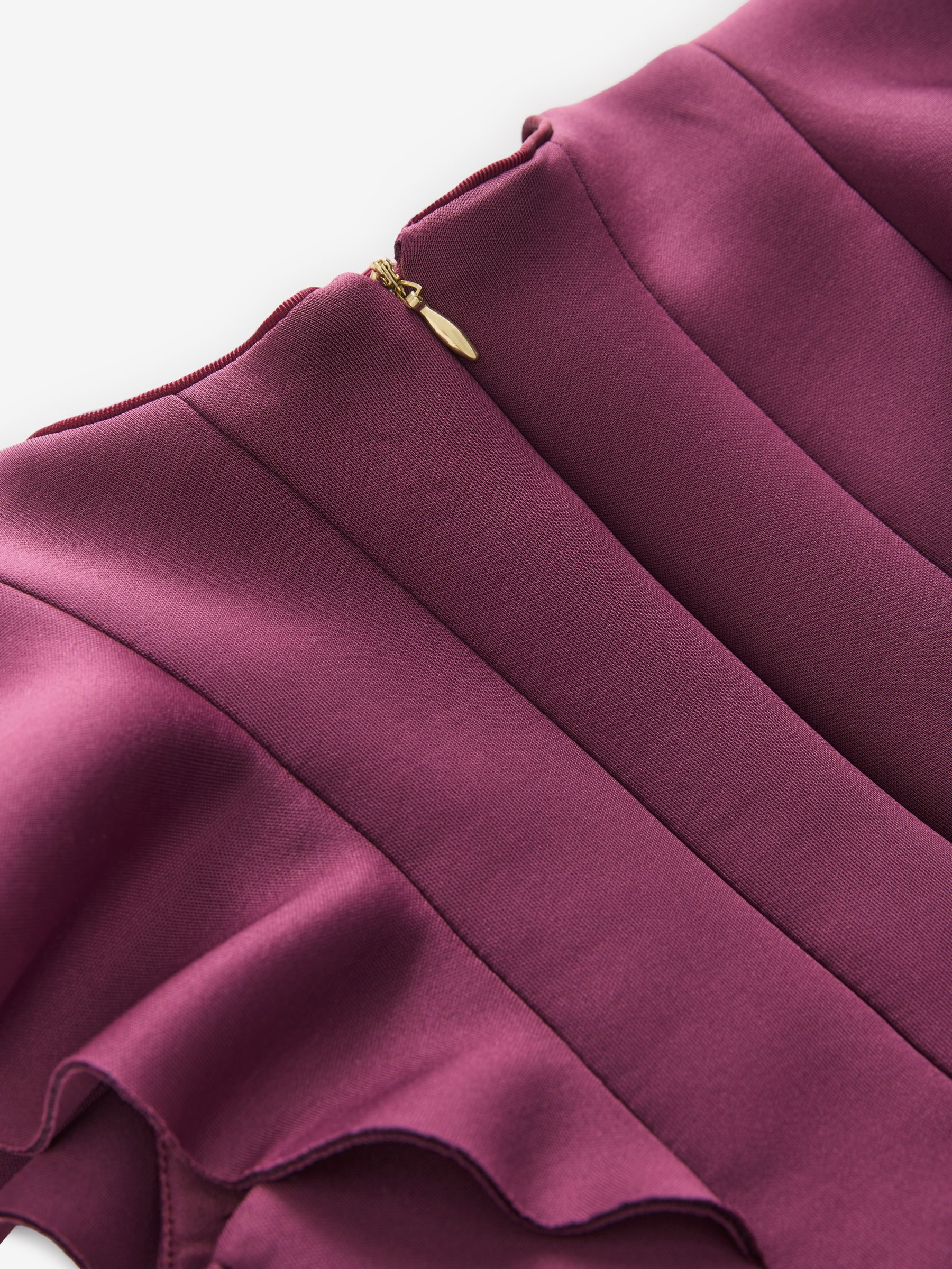 Buy Baker by Ted Baker Plum Purple Floral Print Scuba Dress from the ...