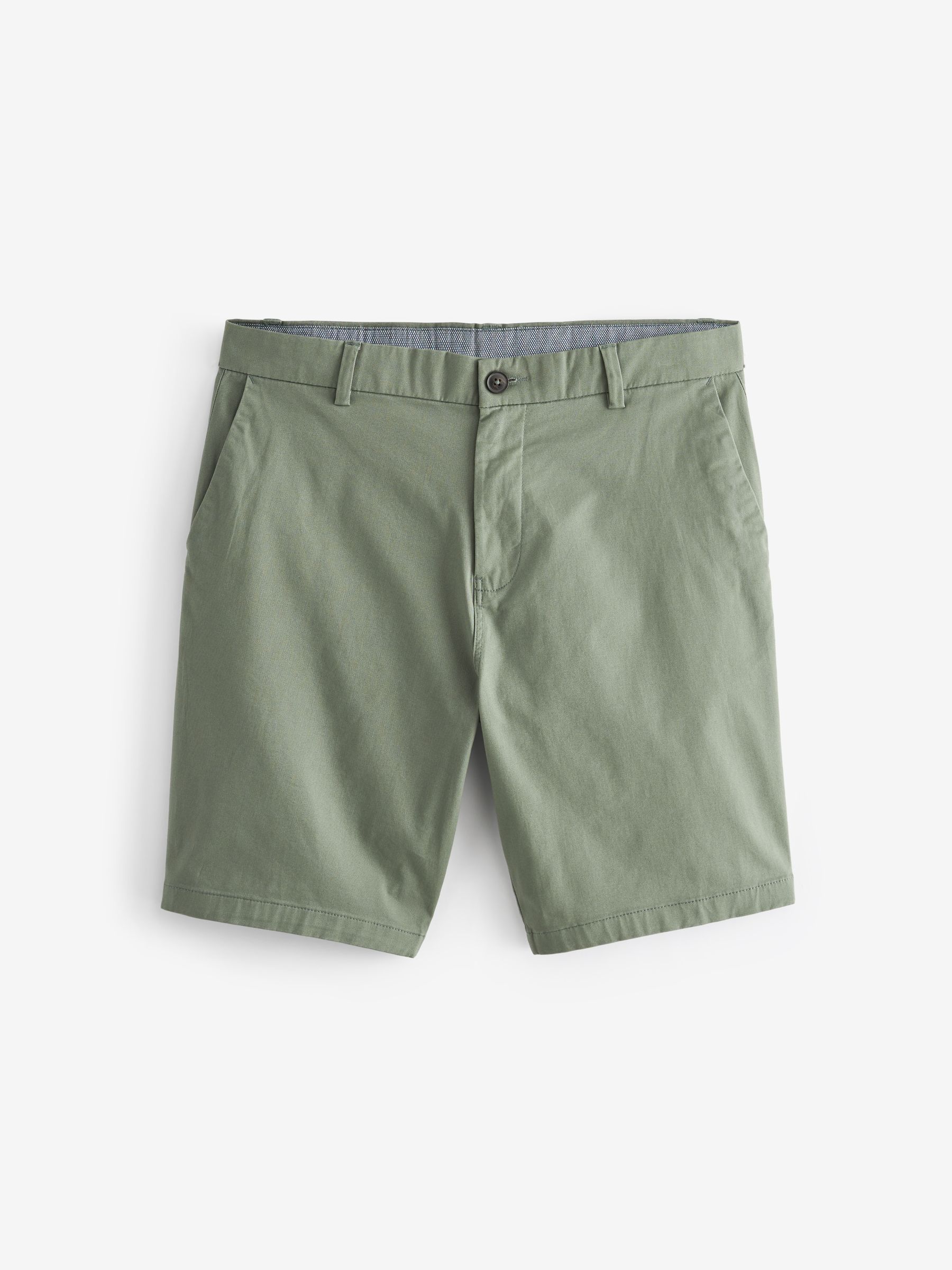 Buy Sage Green Slim Fit Stretch Chinos Shorts from the Next UK online shop