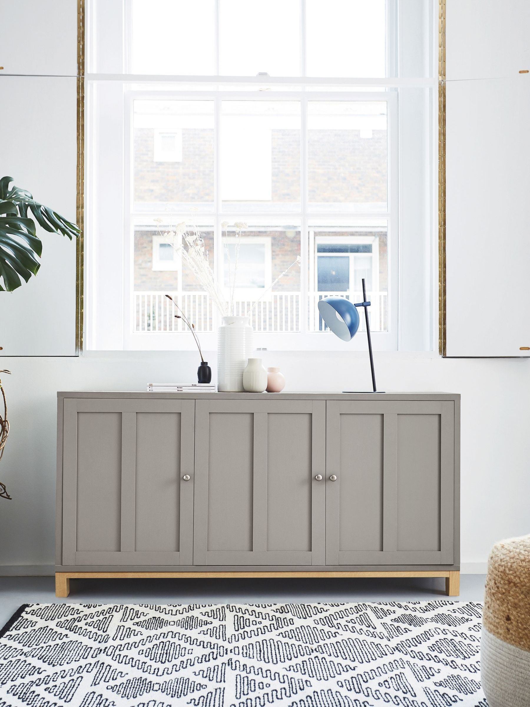 Buy Dove Grey Malvern Oak Effect Large Sideboard from Next Ireland
