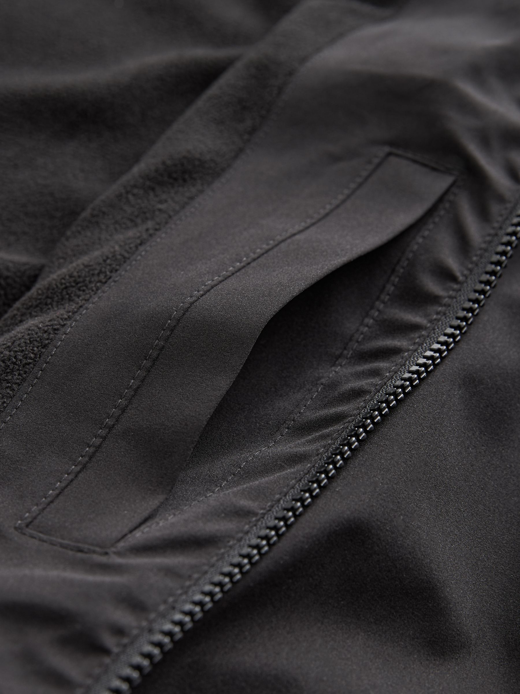 Buy Black Waterproof Hooded Jacket from Next Ireland