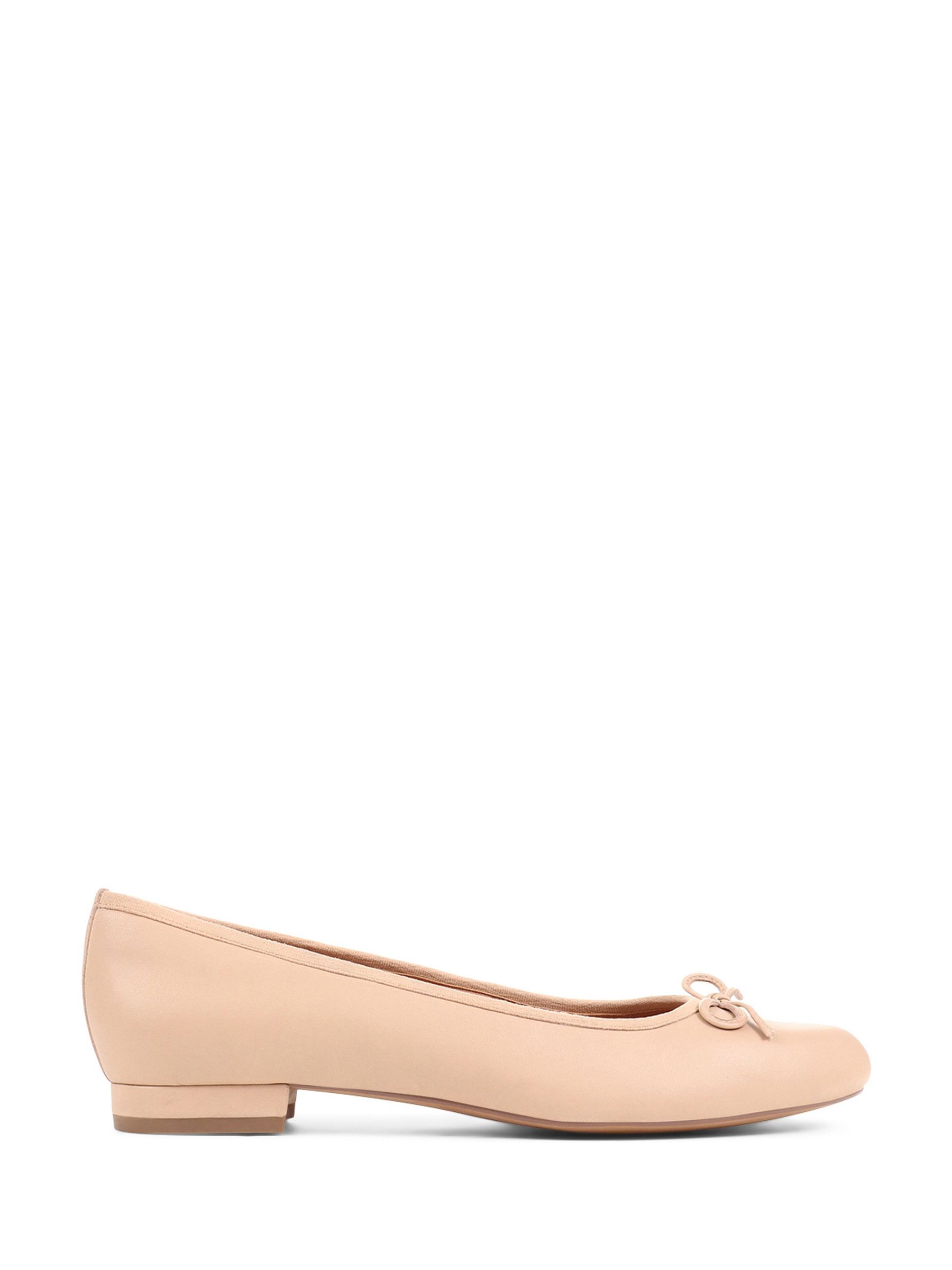 Buy Jones Bootmaker Cream Soleil Leather Low Ballet Shoes from the Next ...