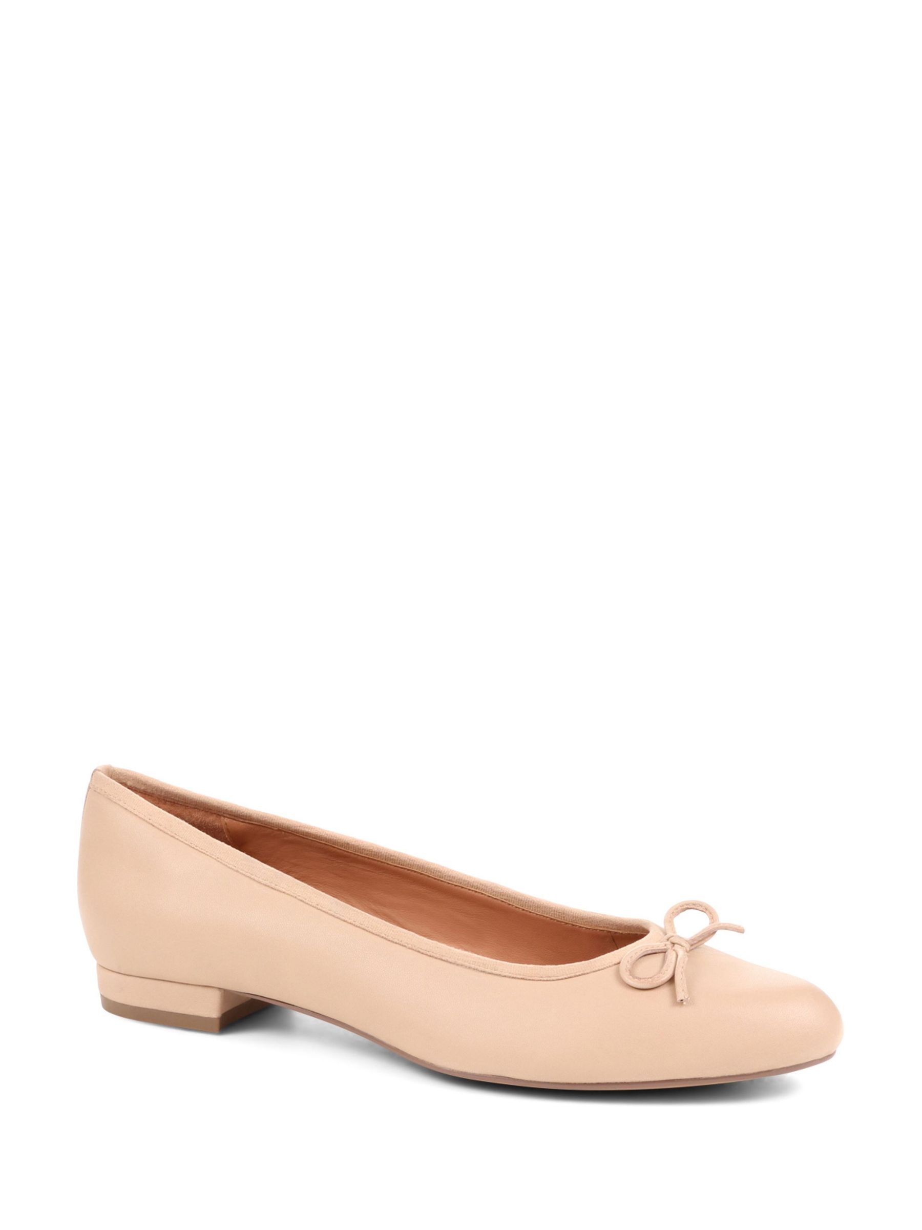 Buy Jones Bootmaker Cream Soleil Leather Low Ballet Shoes from the Next ...