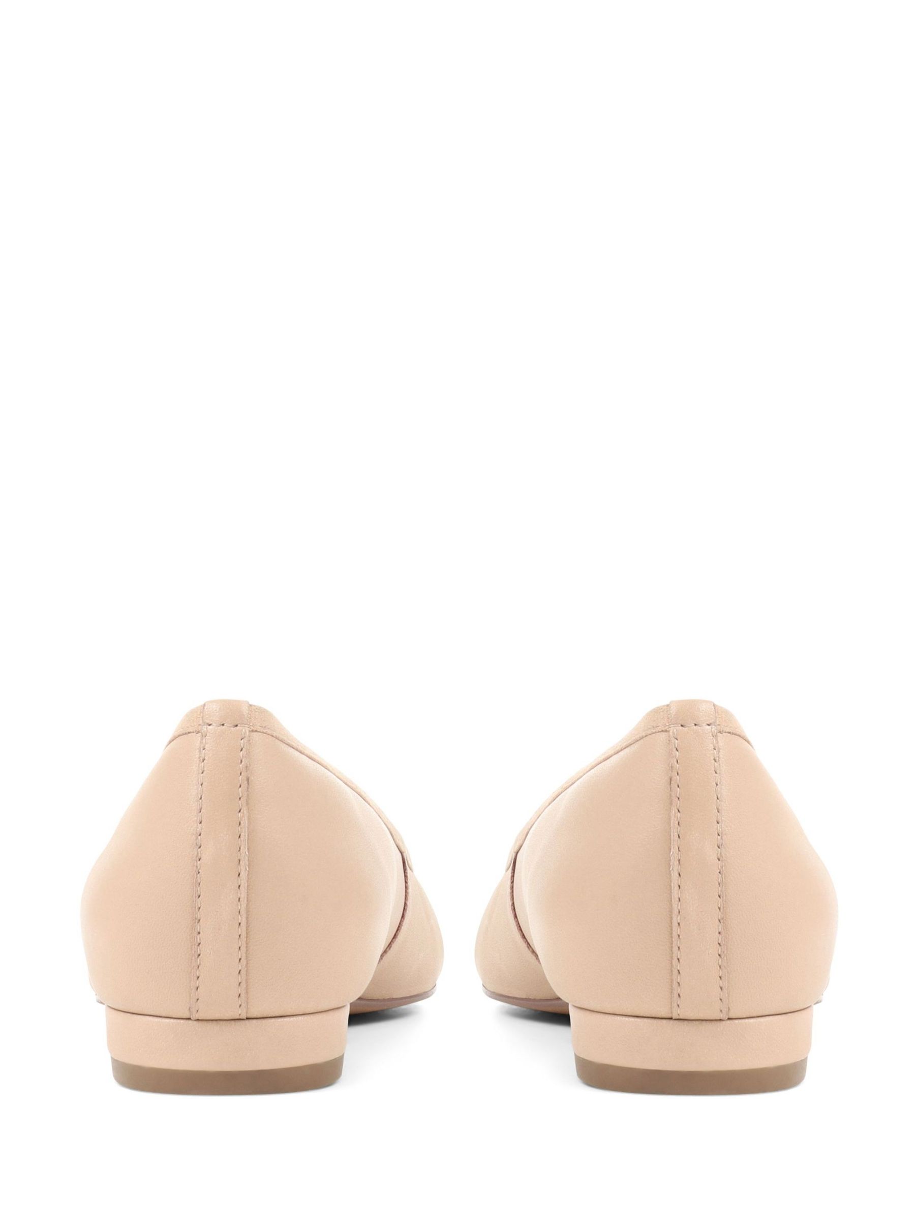 Buy Jones Bootmaker Cream Soleil Leather Low Ballet Shoes from the Next ...