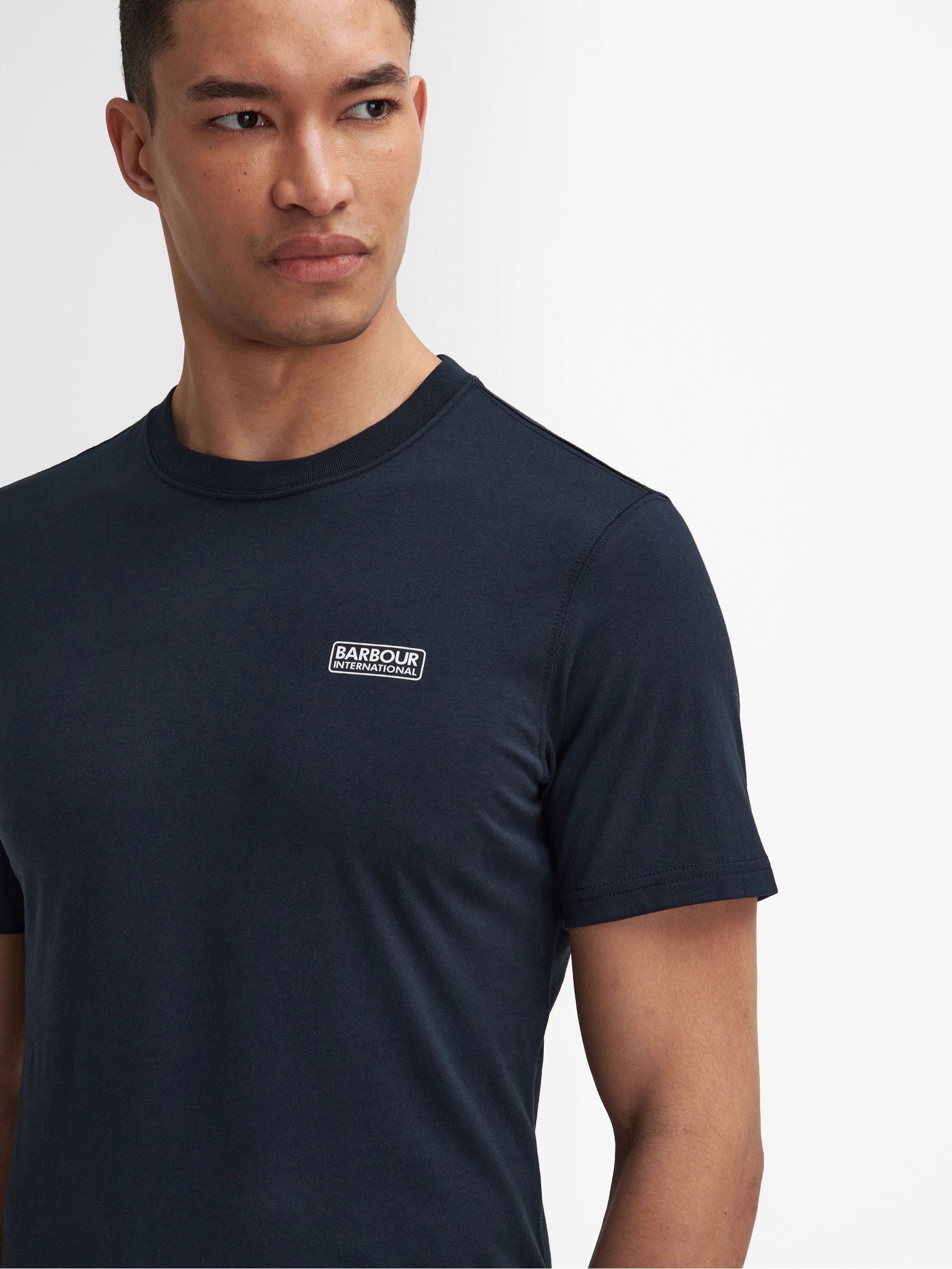 Buy Barbour® International Mens Small Logo 100% Cotton T-Shirt from the Next UK online shop