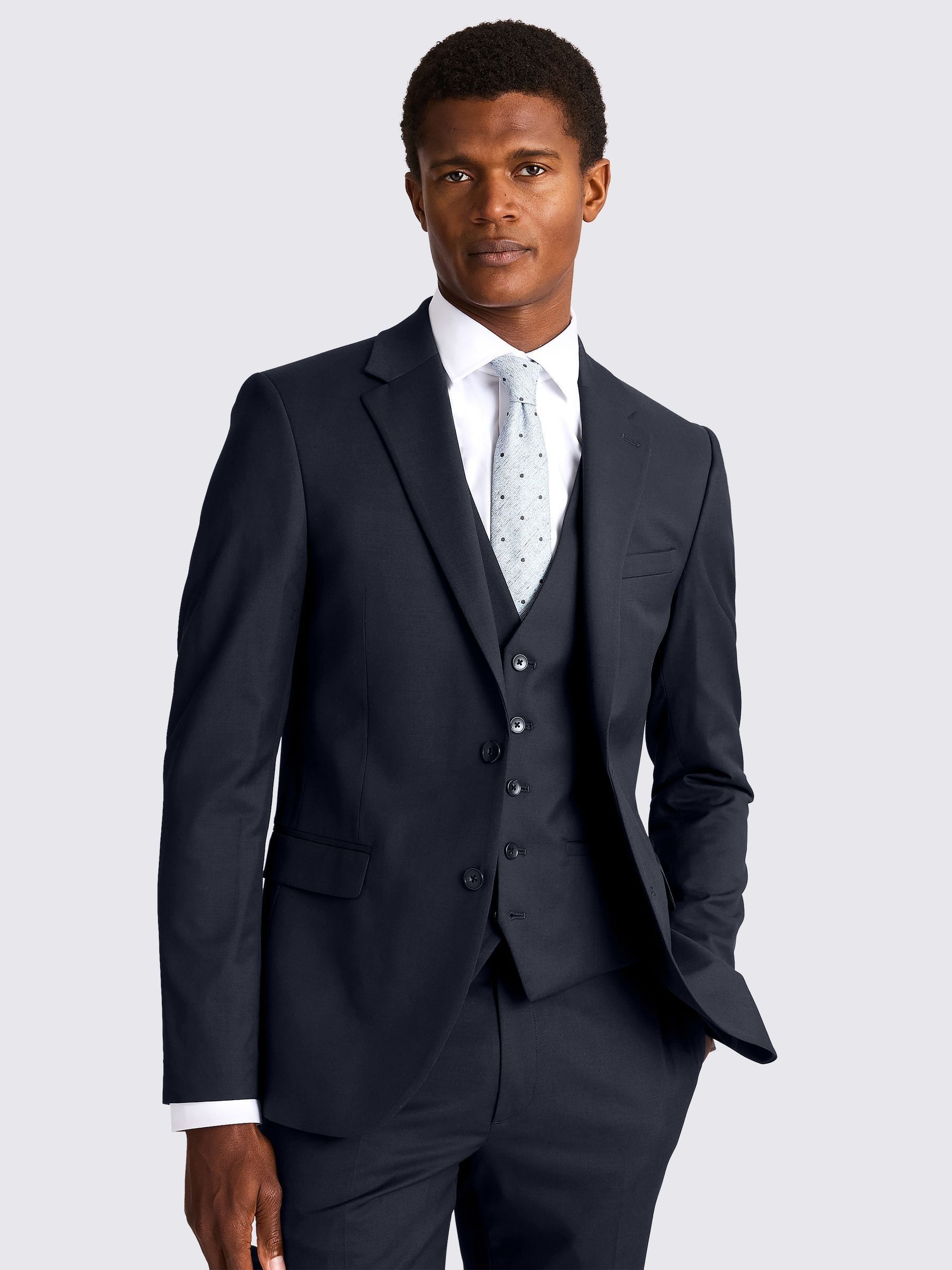 Buy MOSS Ink Slim Fit Stretch Suit Jacket from the Next UK online shop