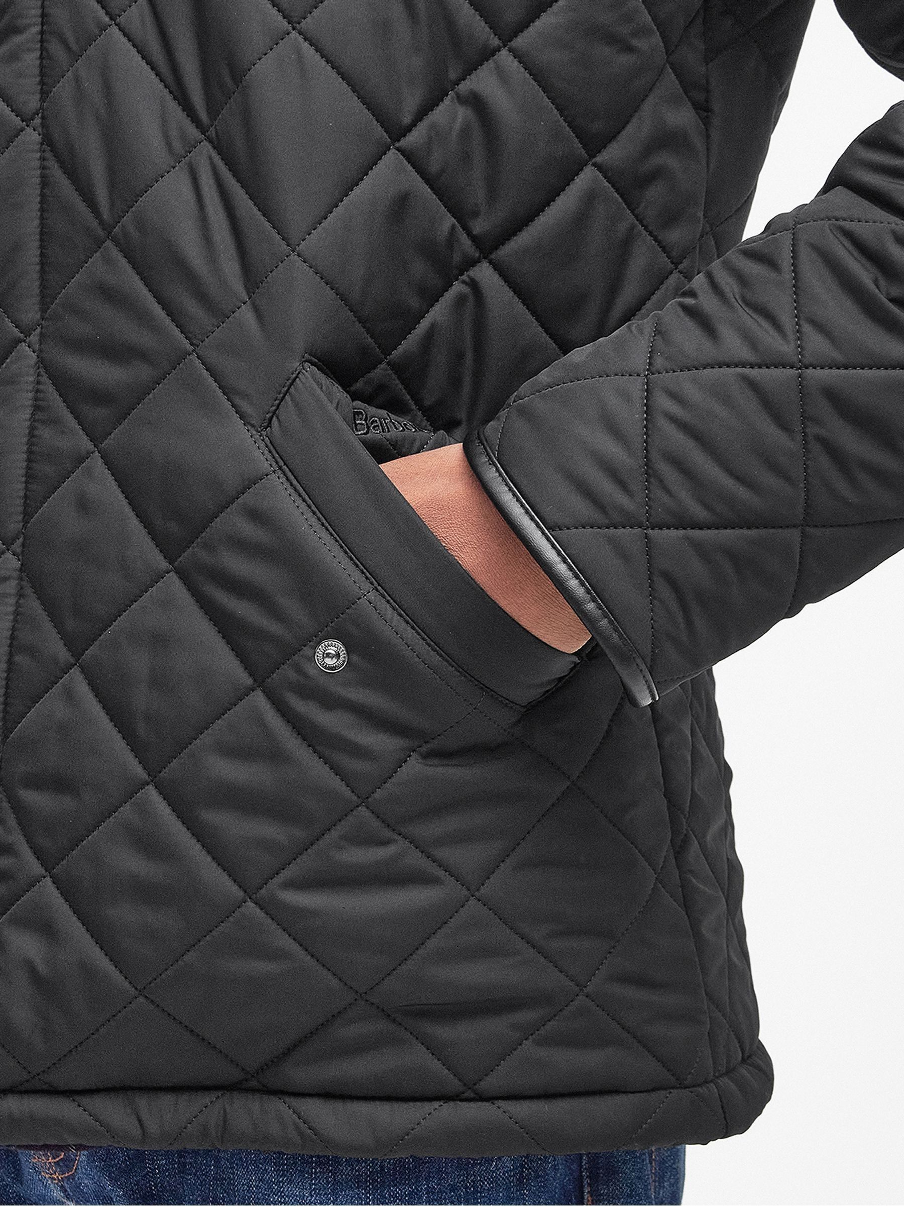 Buy Barbour® Black Powell Quilted Jacket from the Next UK online shop