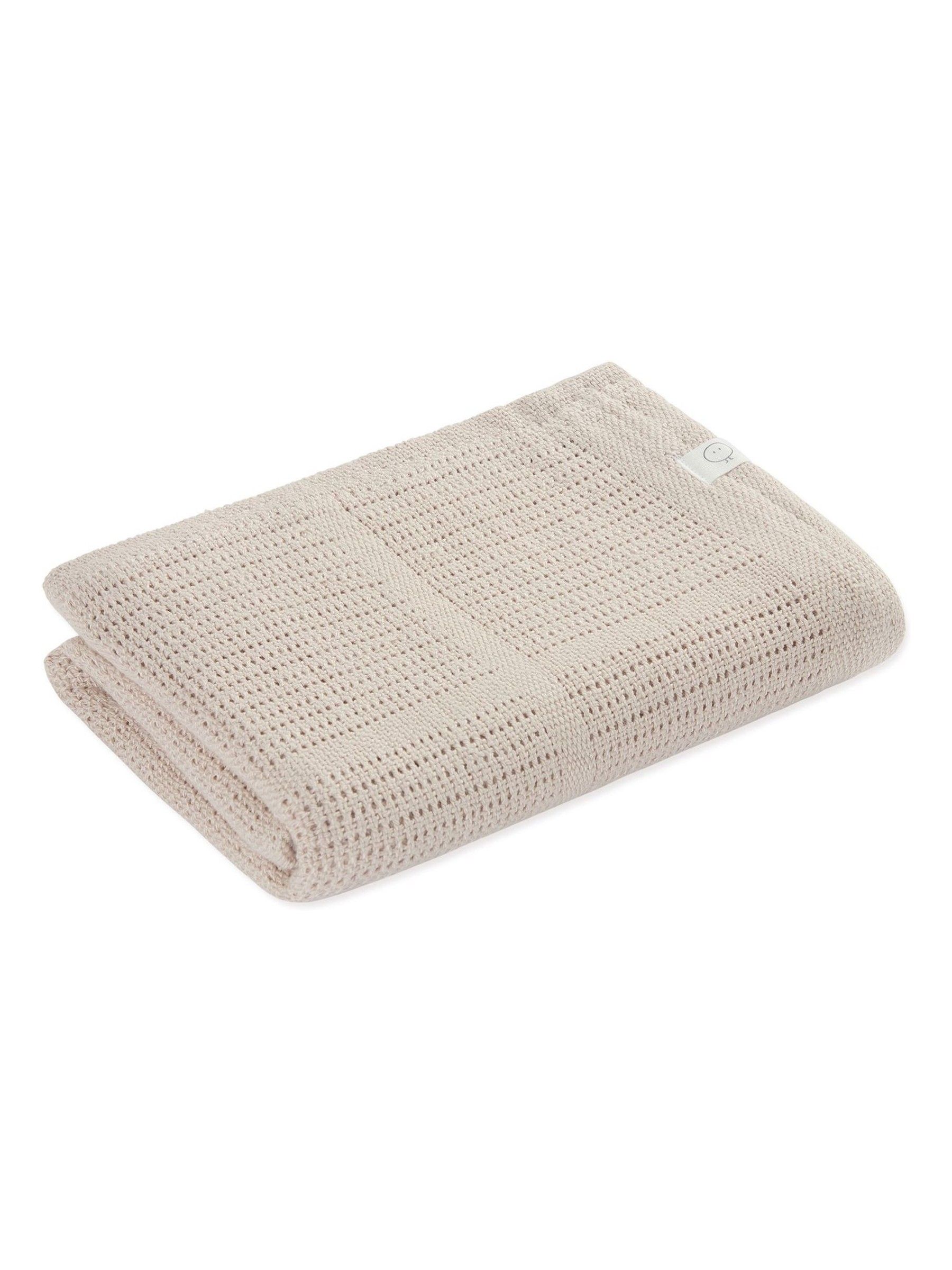 Buy MORI Neutral Biscuit Brown Blend Cellular Baby Blanket from the ...