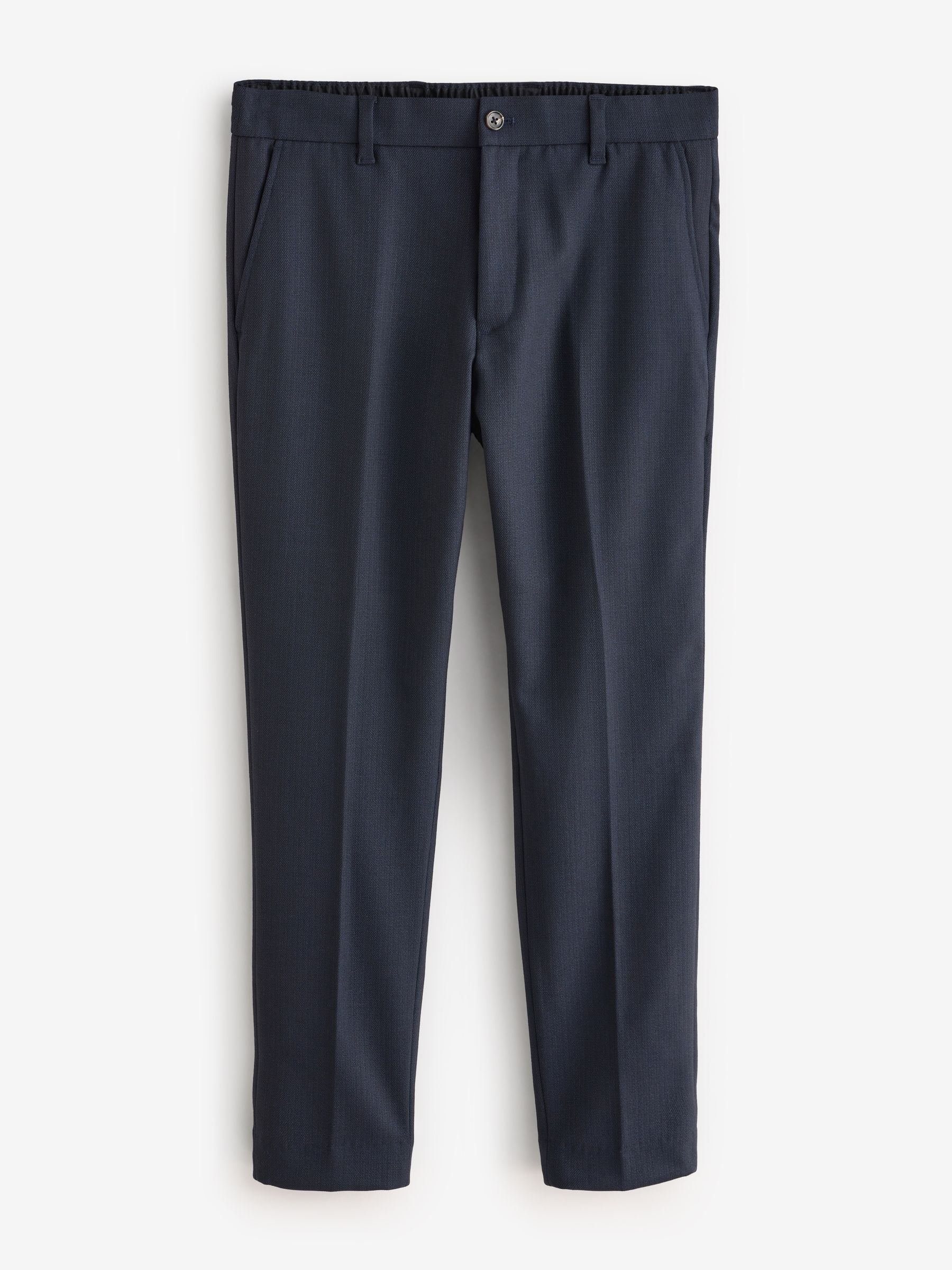 Buy Navy Blue Elasticated Waist Smart Wool Blend Joggers from the Next ...