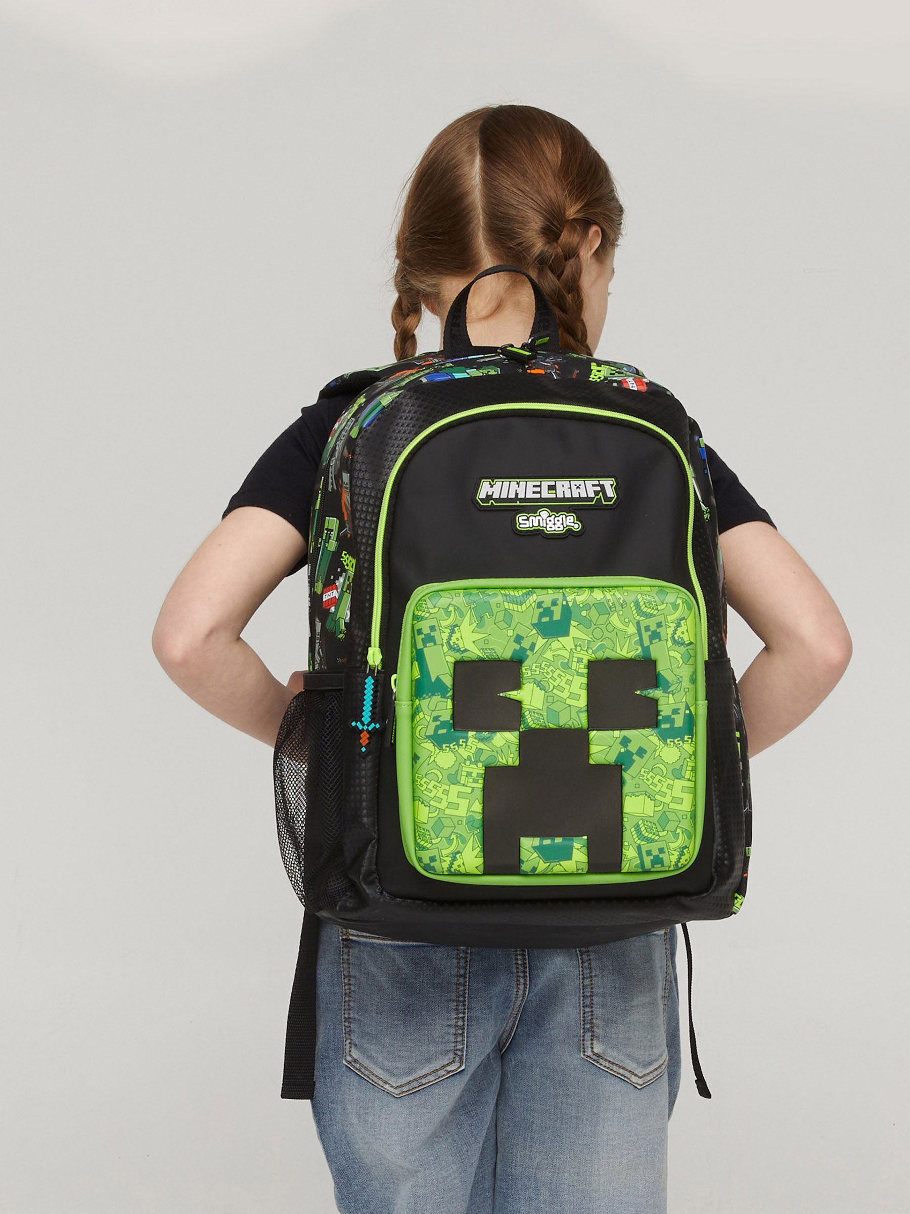 Buy Smiggle Green Minecraft Classic Backpack from the Next UK online shop