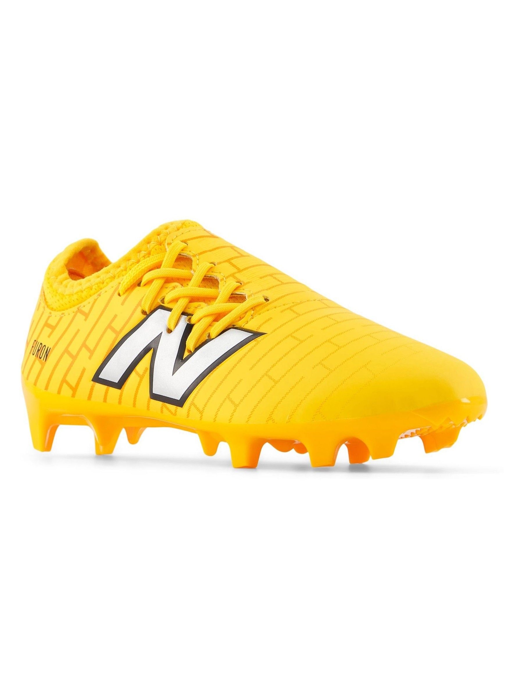 Buy New Balance Yellow Kids Furon Firmground Football Boots from the ...