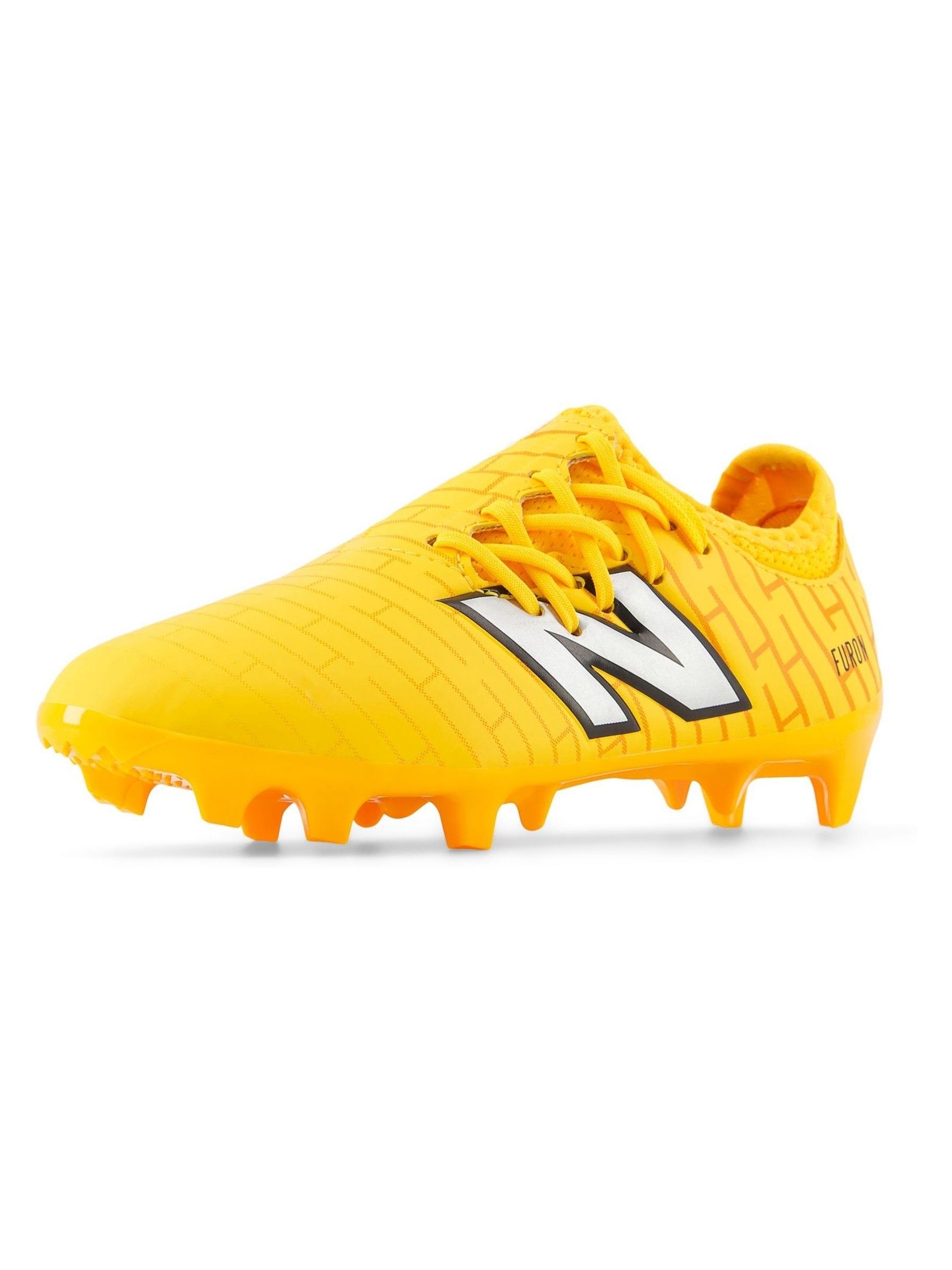 Buy New Balance Yellow Kids Furon Firmground Football Boots from the ...
