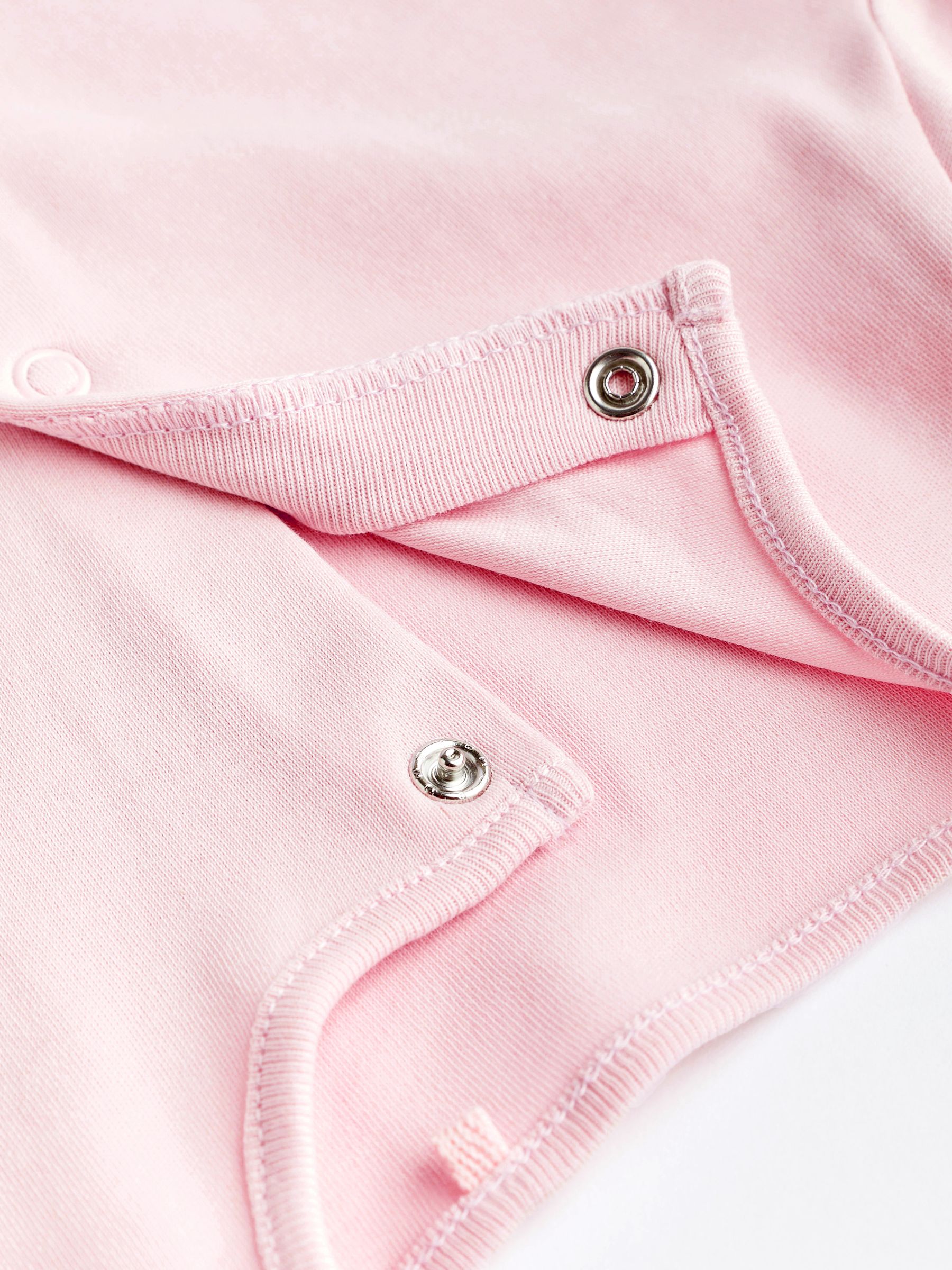 Buy Pink/White 5 Pack Baby Sleepsuits (0-2yrs) from the Next UK online shop