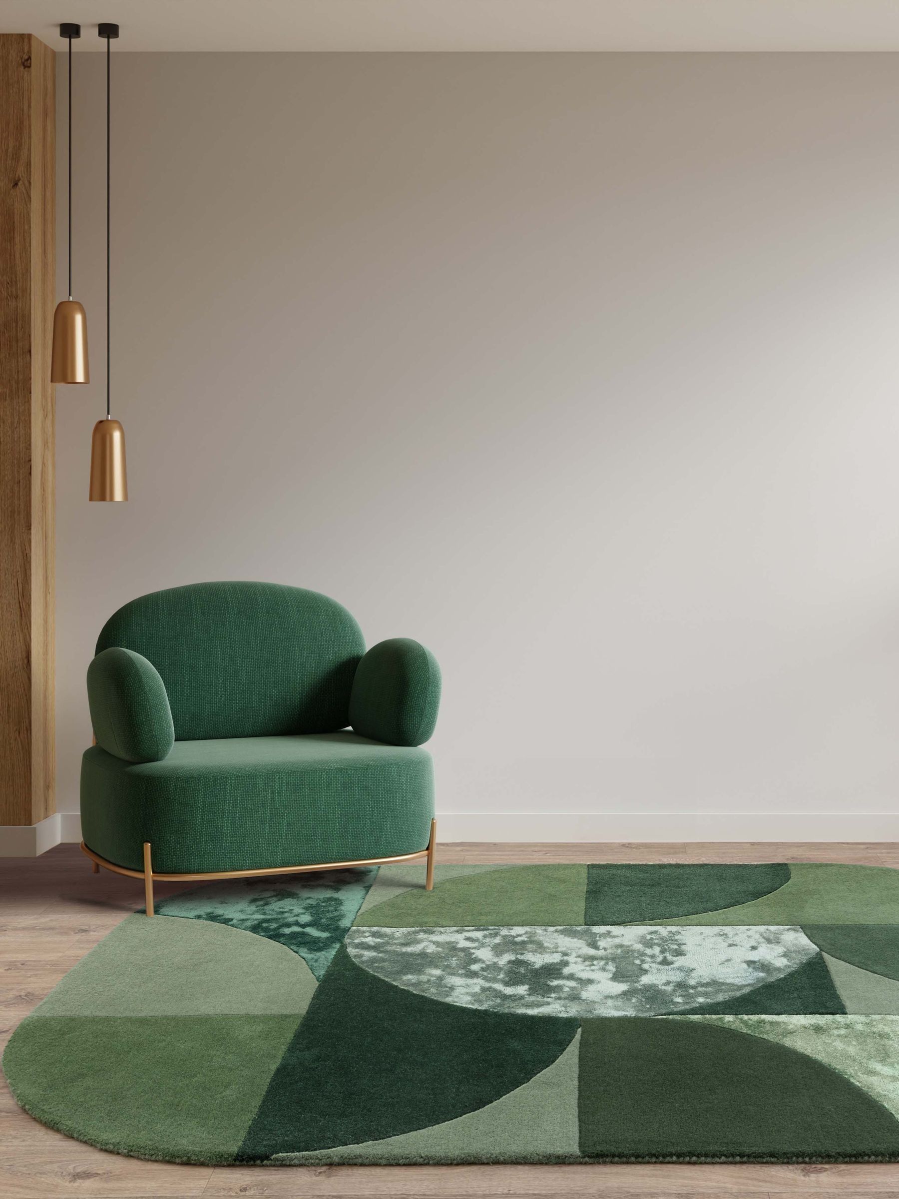 Buy Asiatic Rugs Green Matrix Oval Earth Rug from the Next UK online shop