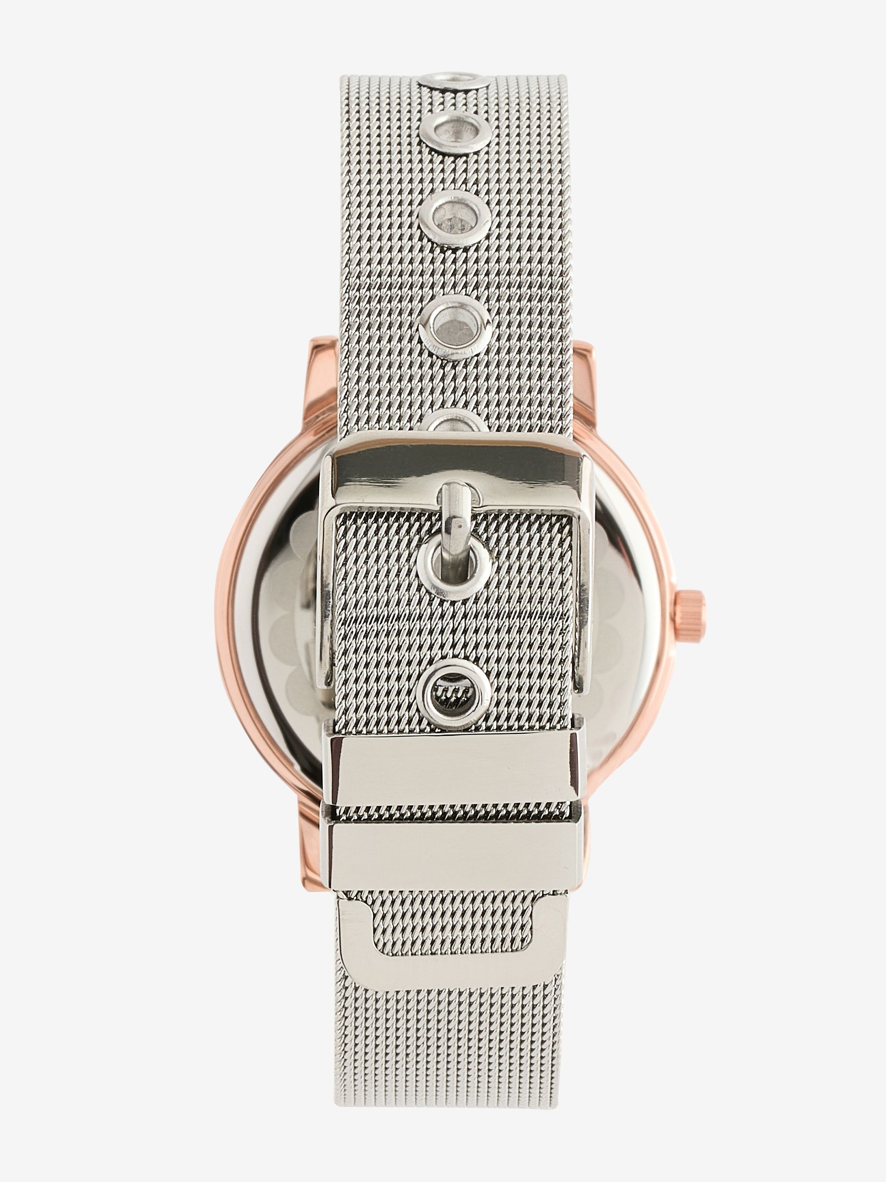 Buy Silver Tone Mixed Metal Sparkle Mesh Watch from the Next UK online shop