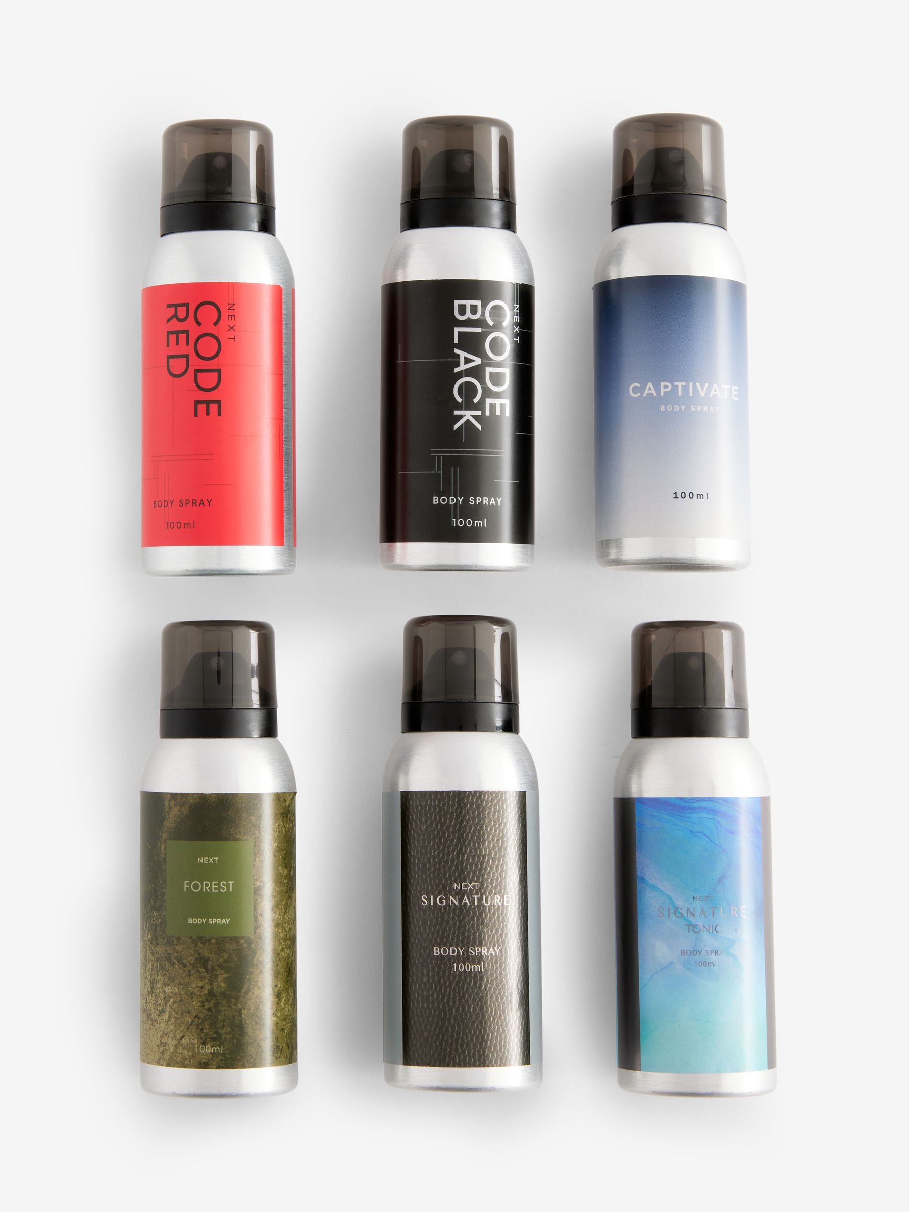 Buy Set of 6 Fragranced 100ml Body Sprays Gift Set from the Next UK ...