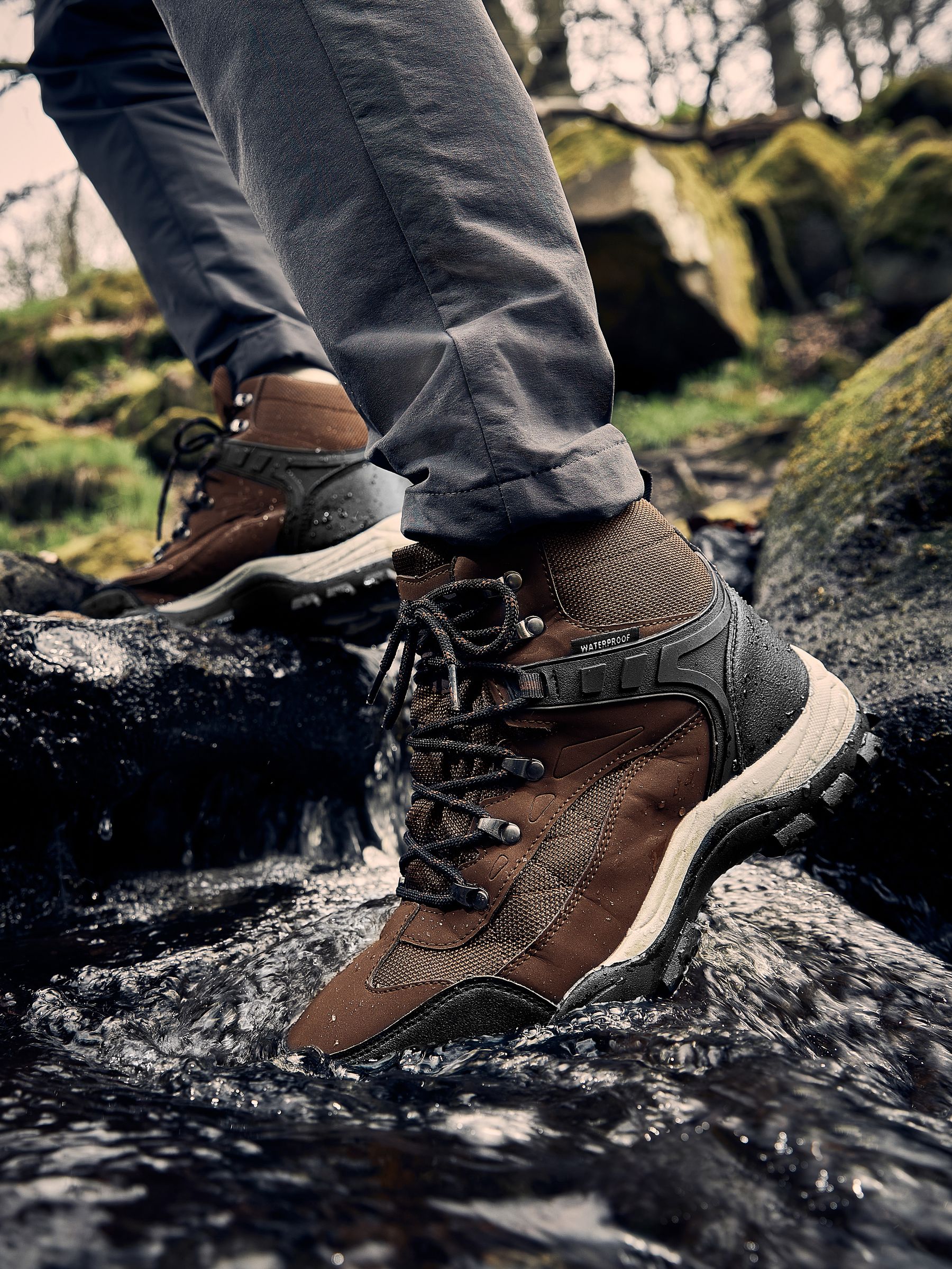 Buy Brown Waterproof Walking Boots from the Next UK online shop