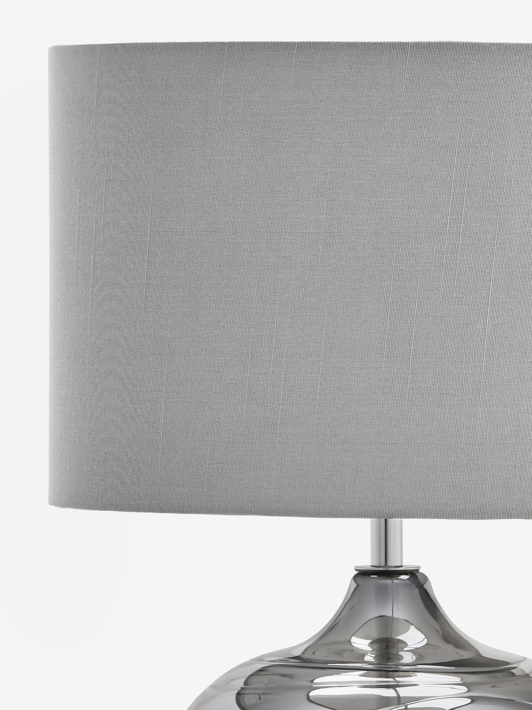 Buy Smoke Grey Drizzle Table Small Lamp from the Next UK online shop