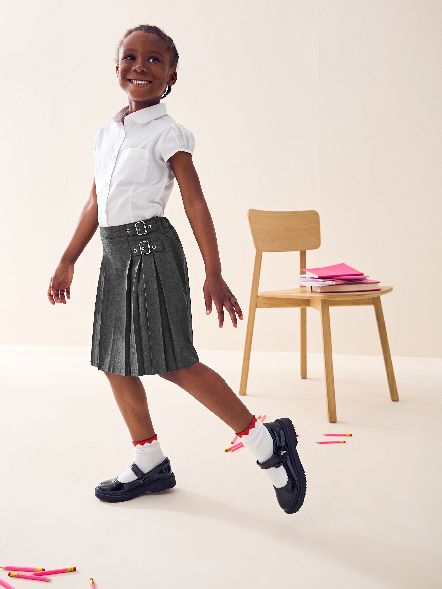 Buy Grey School Kilt (3-16yrs) from the Next UK online shop