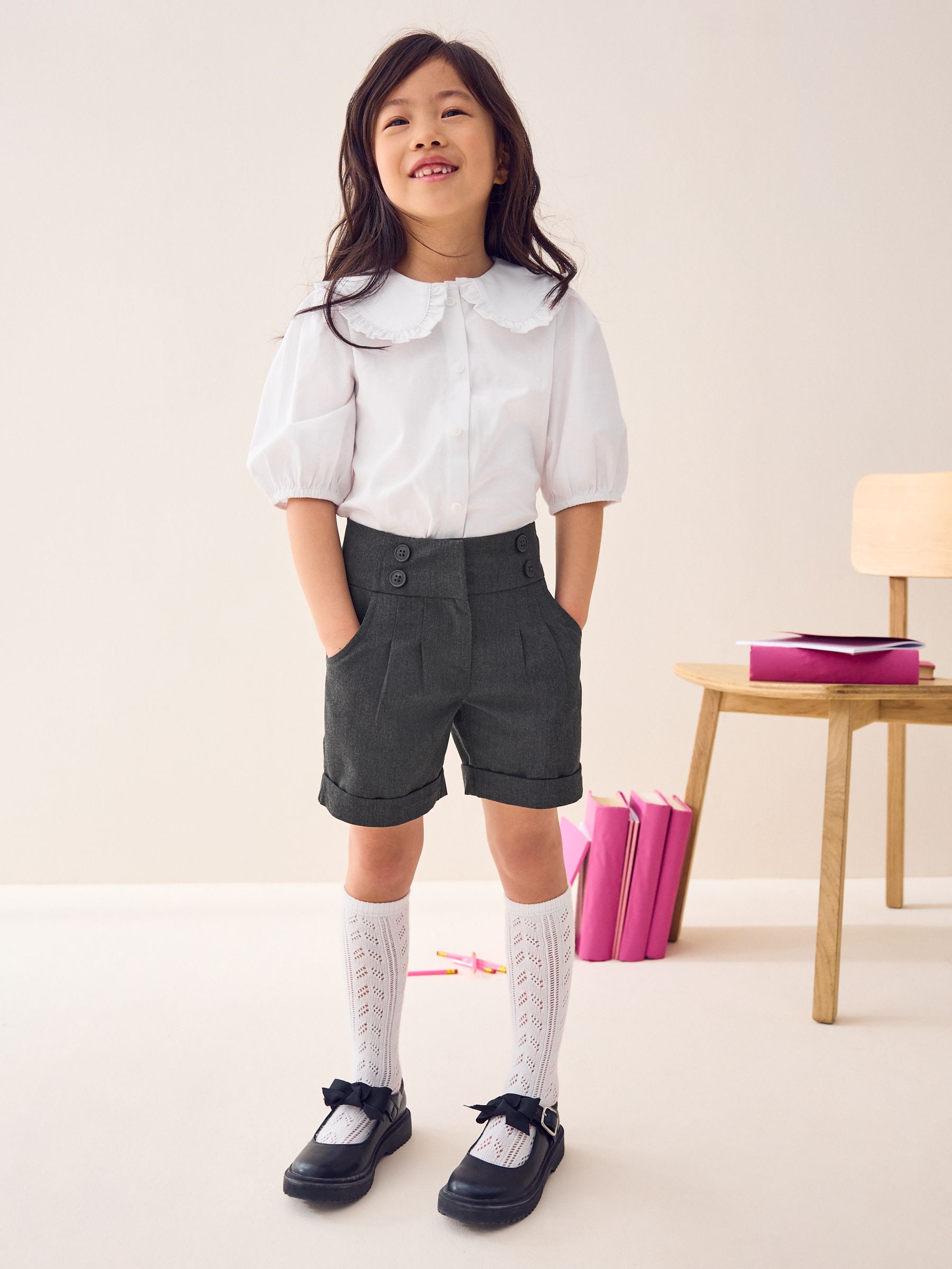 Buy Grey School Shorts (3-16yrs) from the Next UK online shop