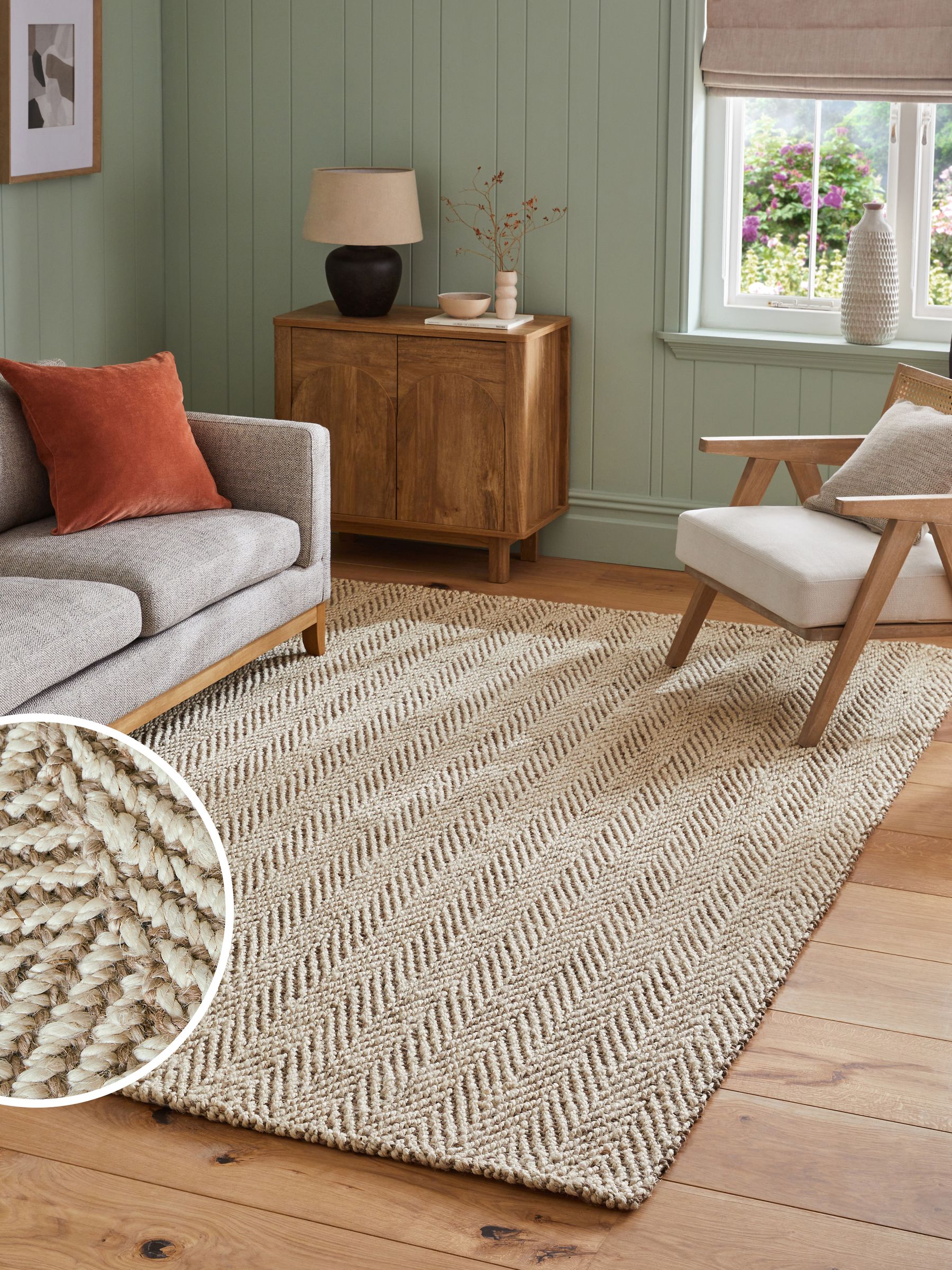 Buy Natural Rafferty Jute Rug from the Next UK online shop