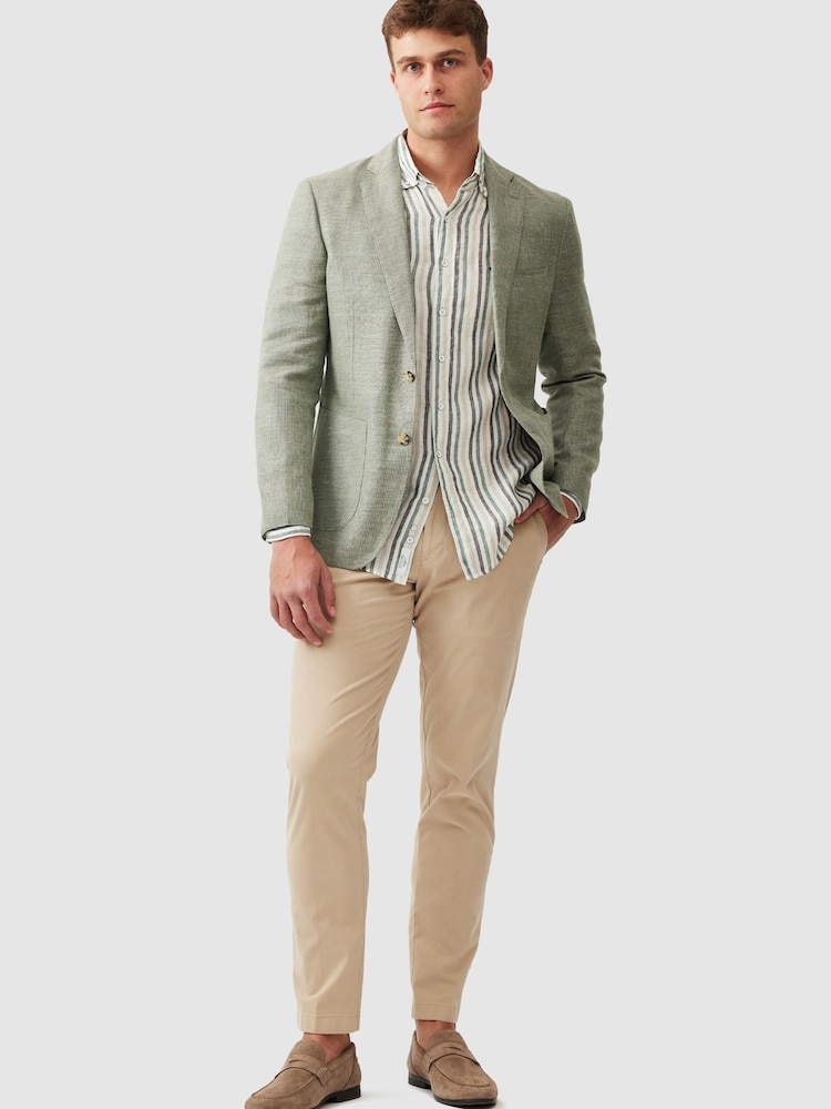Buy Rodd & Gunn Green The Cascades Sports Fit Jacket from the Next UK ...