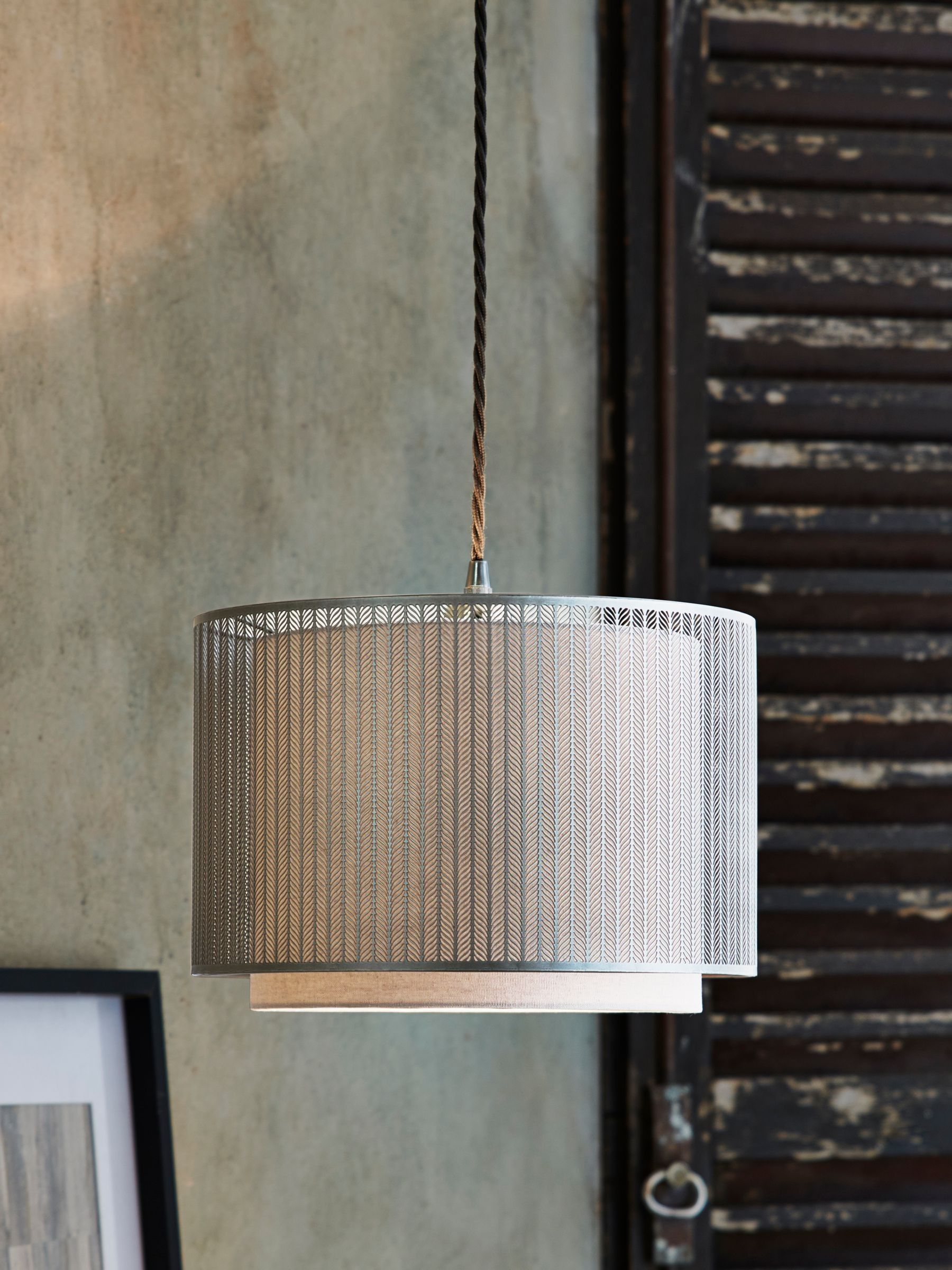 Buy Silver Jada Easy Fit Lamp Shade from the Next UK online shop