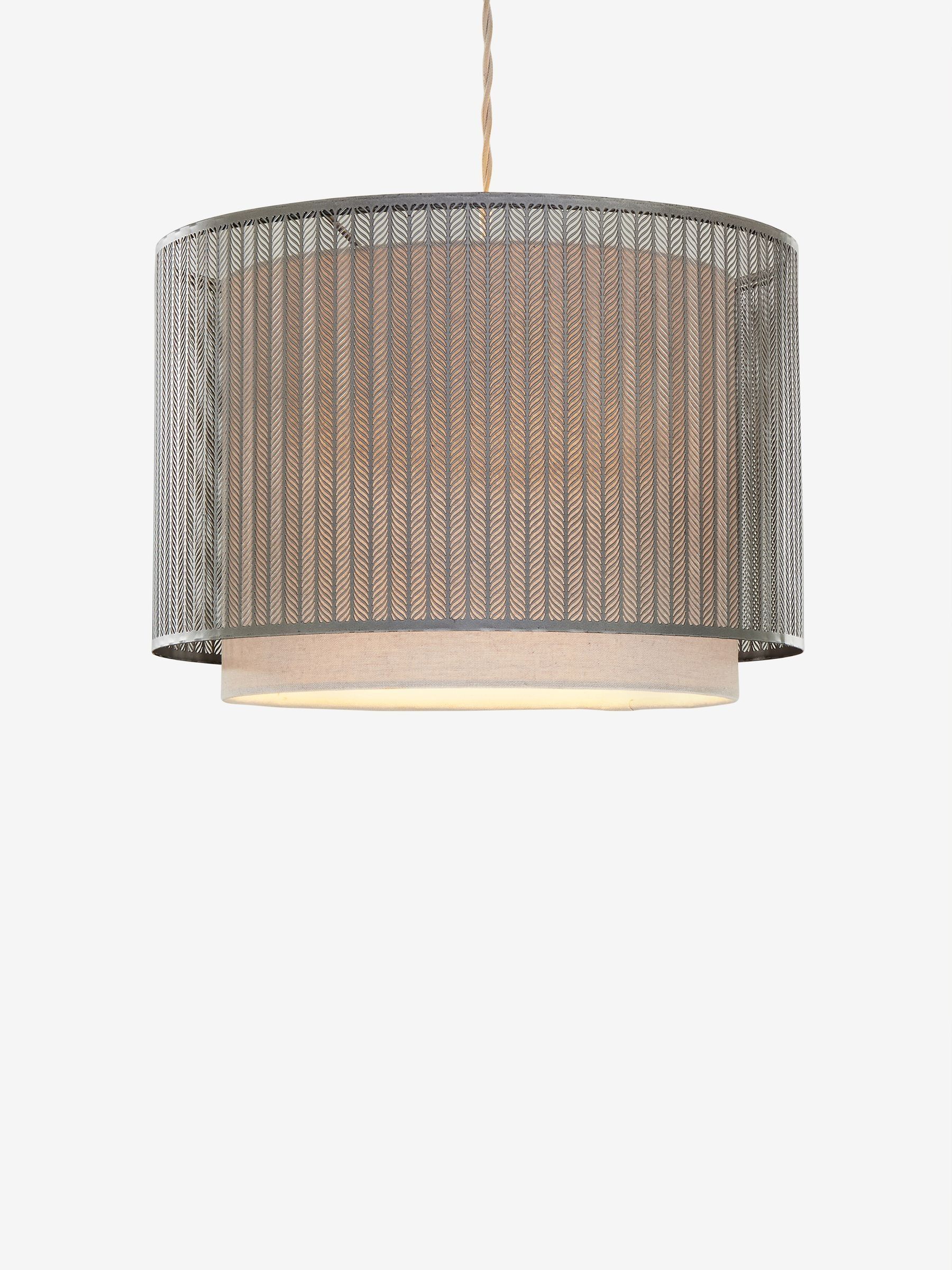 Buy Silver Jada Easy Fit Lamp Shade from the Next UK online shop