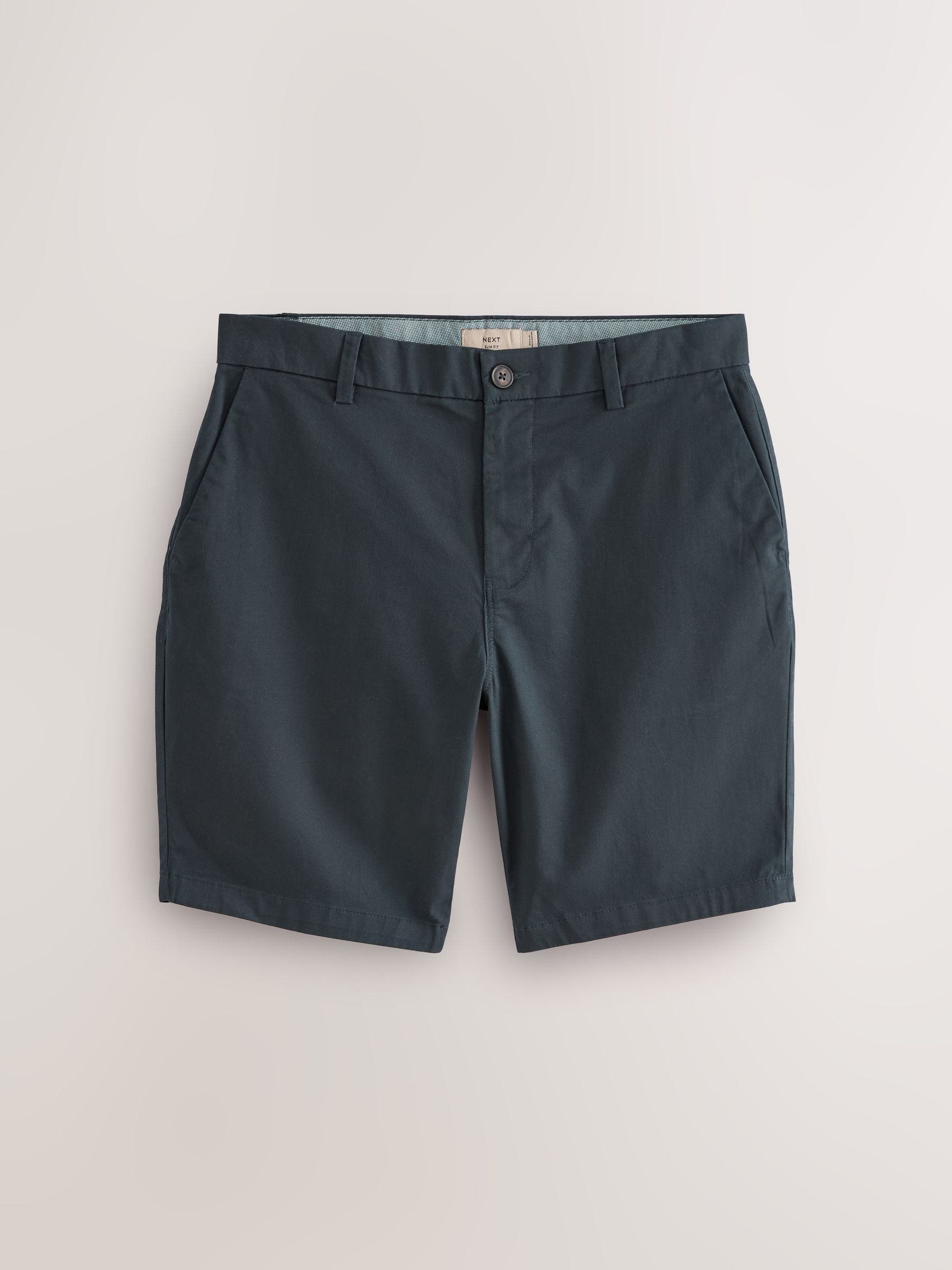 Buy Navy/Stone Slim Fit Stretch Chino Shorts 2 Pack from the Next UK ...