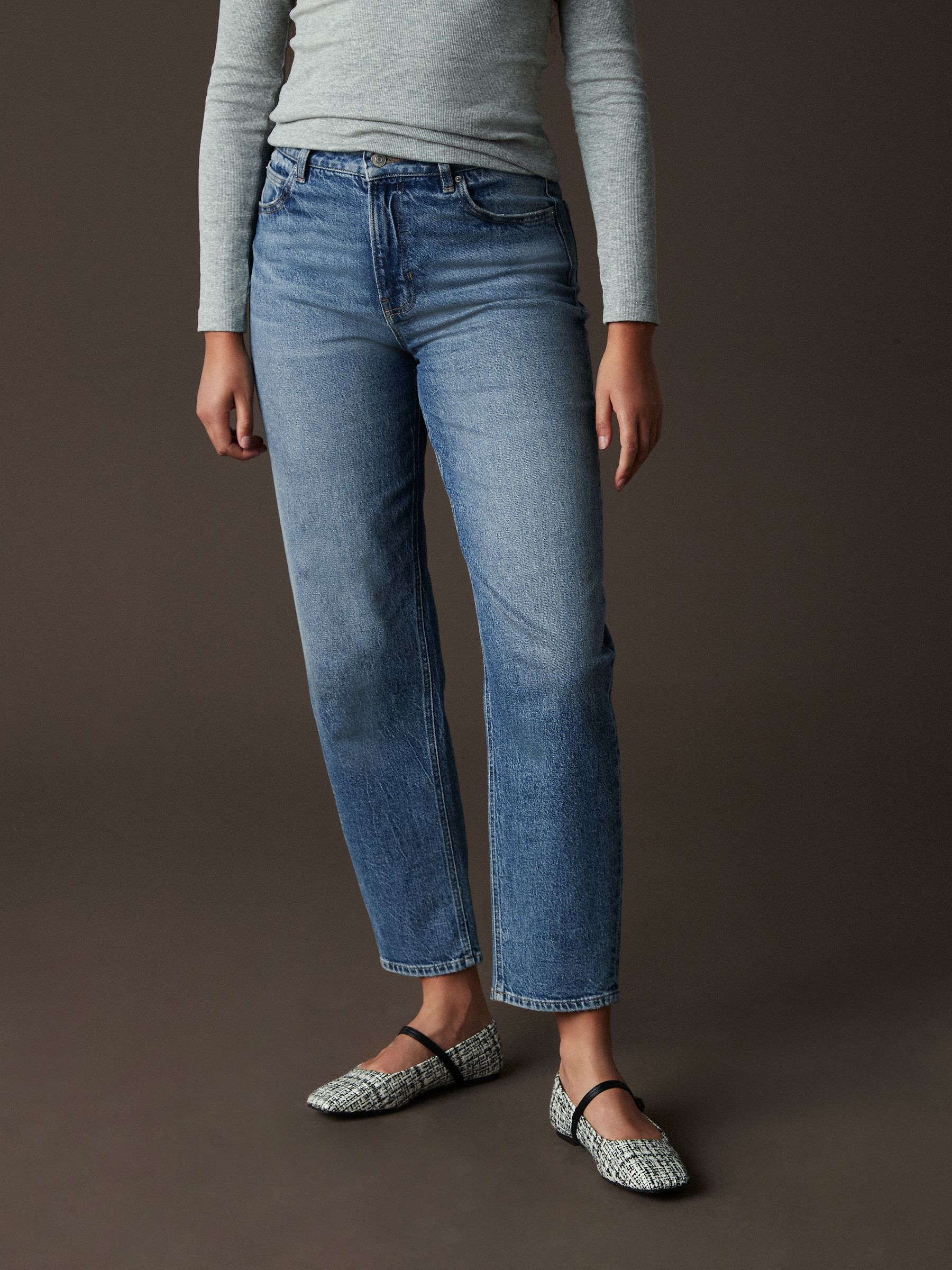 Buy Dark Blue Authentic Carrot Barrel Jeans from the Next UK online shop