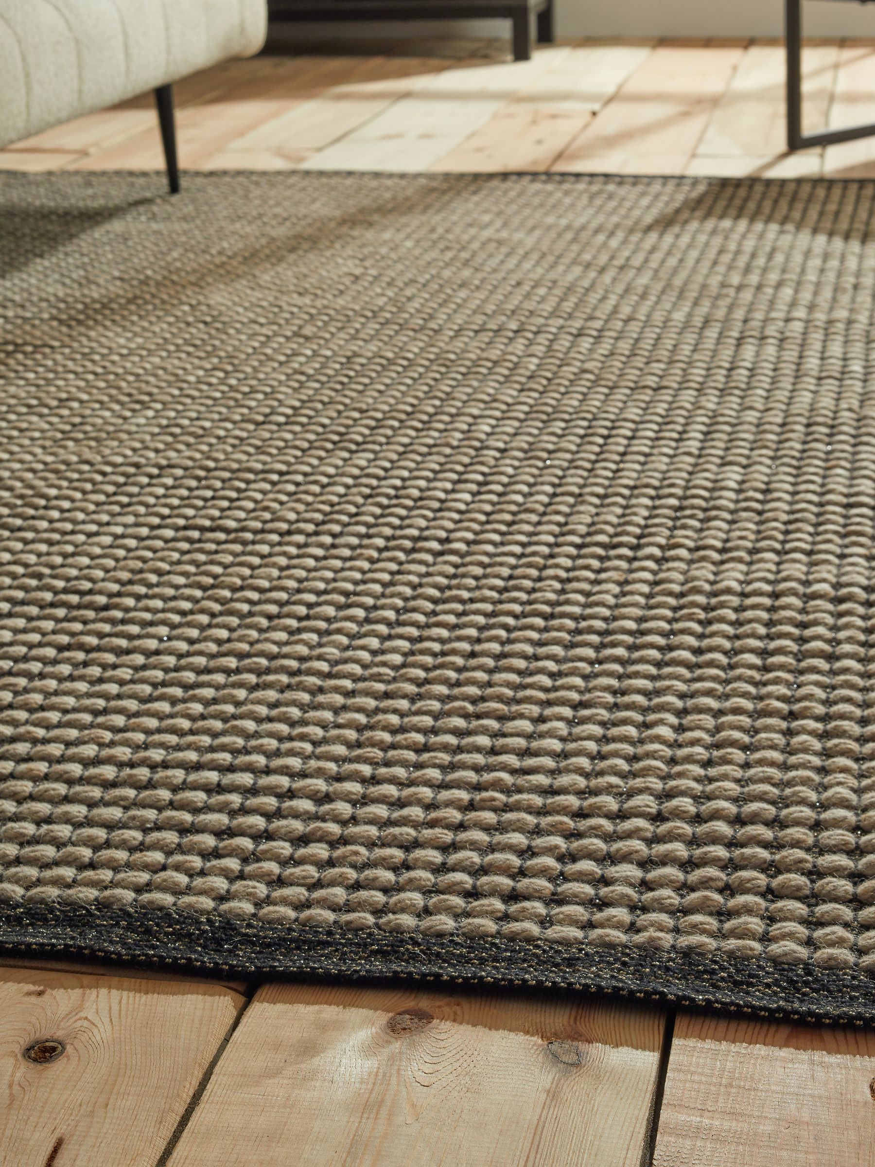 Buy Black/Gold Celeste Woven Rug from the Next UK online shop