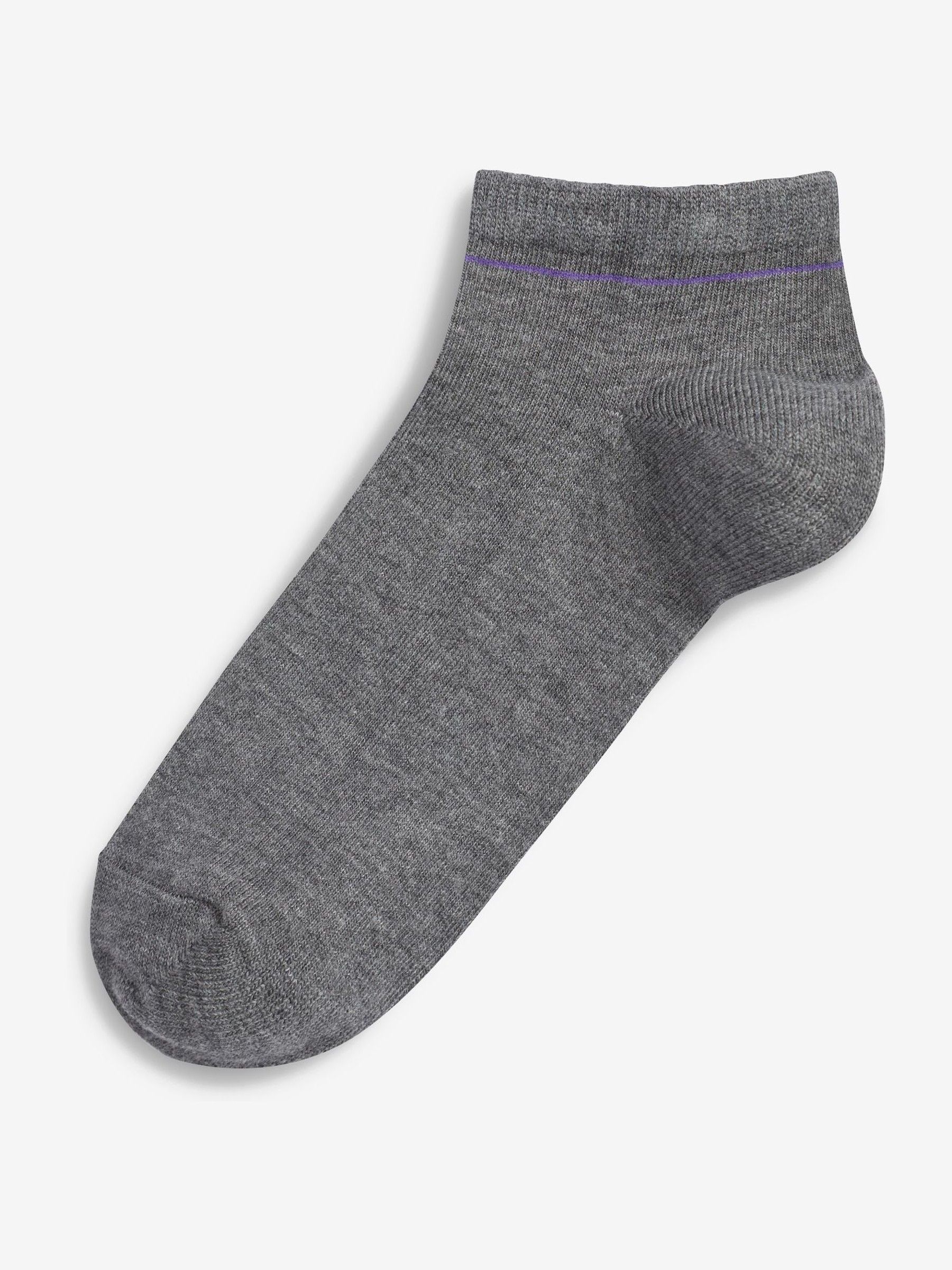 Buy Grey Modal Trainer Socks 4 Pack from Next Ireland