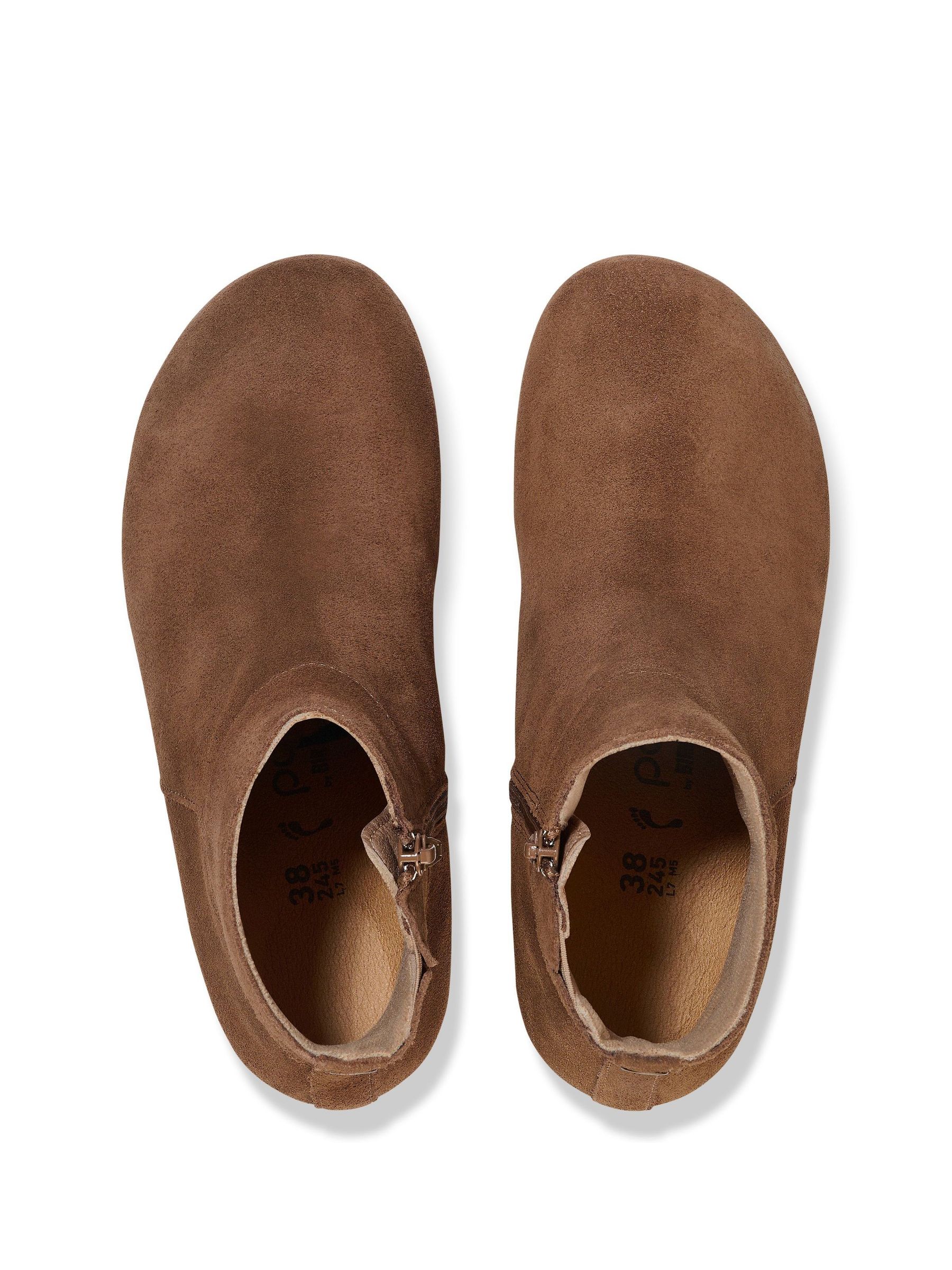 Buy Birkenstock Brown Ebba Suede Slip-On Boots from the Next UK online shop