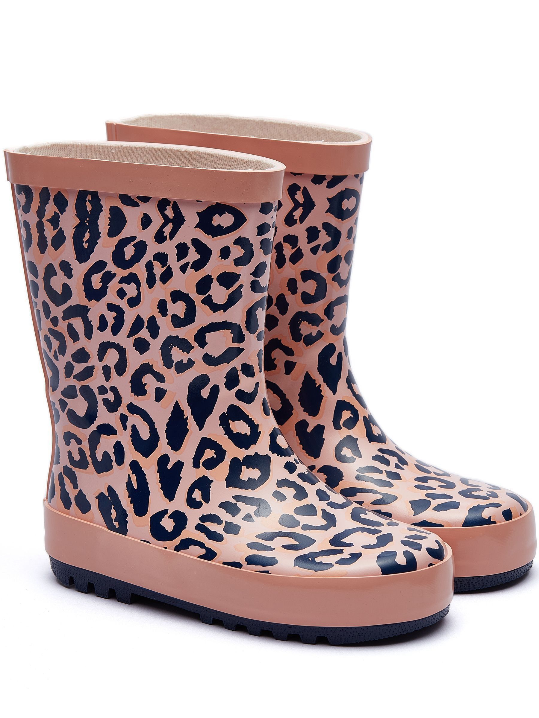 Buy Harry Bear Purple Leopard Print Printed Wellies from the Next UK ...