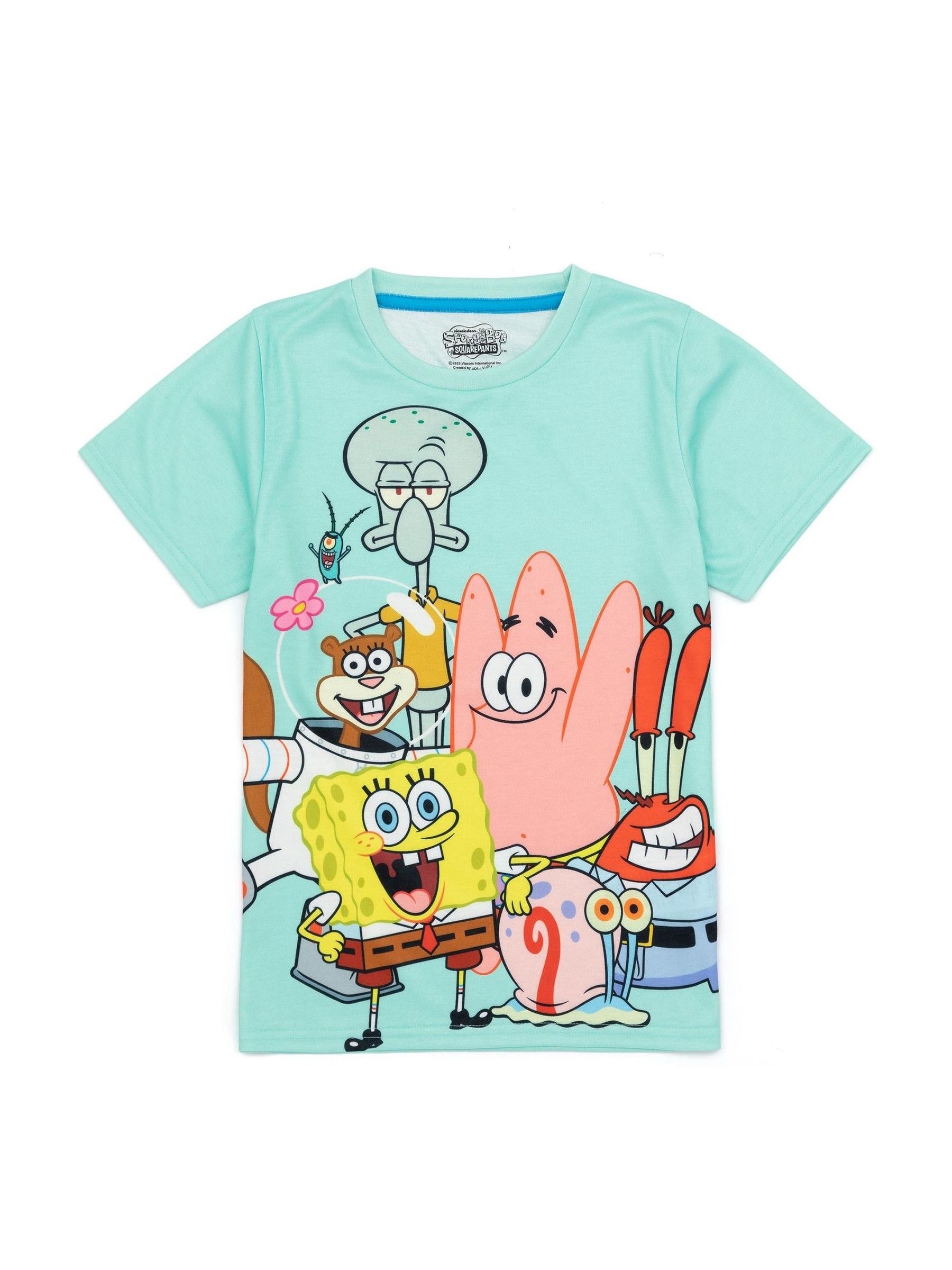 Buy Vanilla Underground Blue Kids SpongeBob SquarePants Short Pyjamas ...