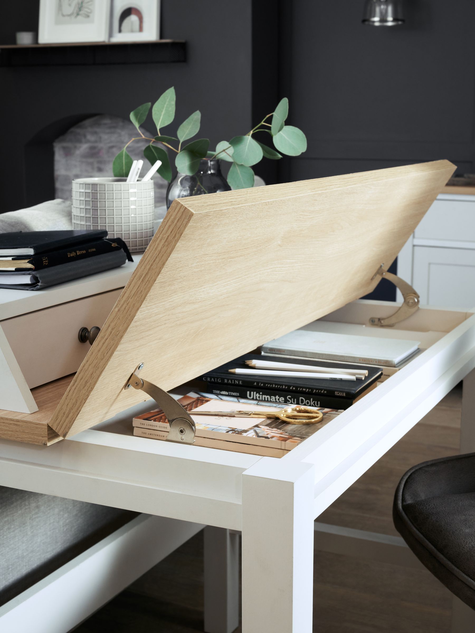 Buy Cream Malvern Oak Effect Storage Desk from the Next UK online shop