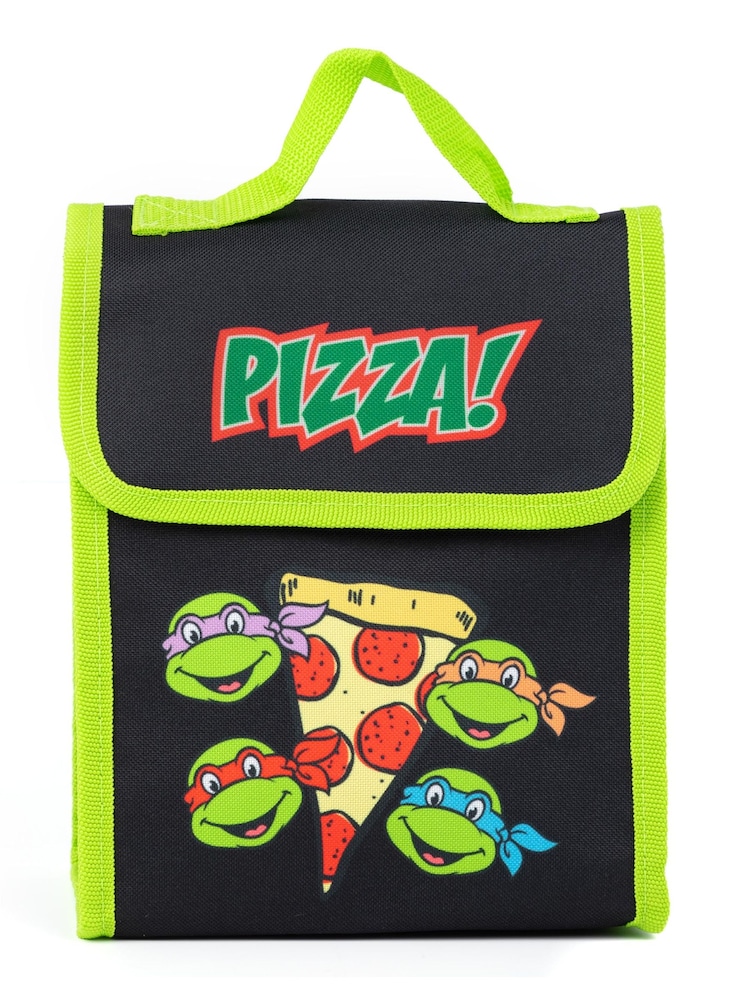 Pizza Turtle Backpack TMNT Lunch Box Backpack Set - 2-Piece Leonardo ...