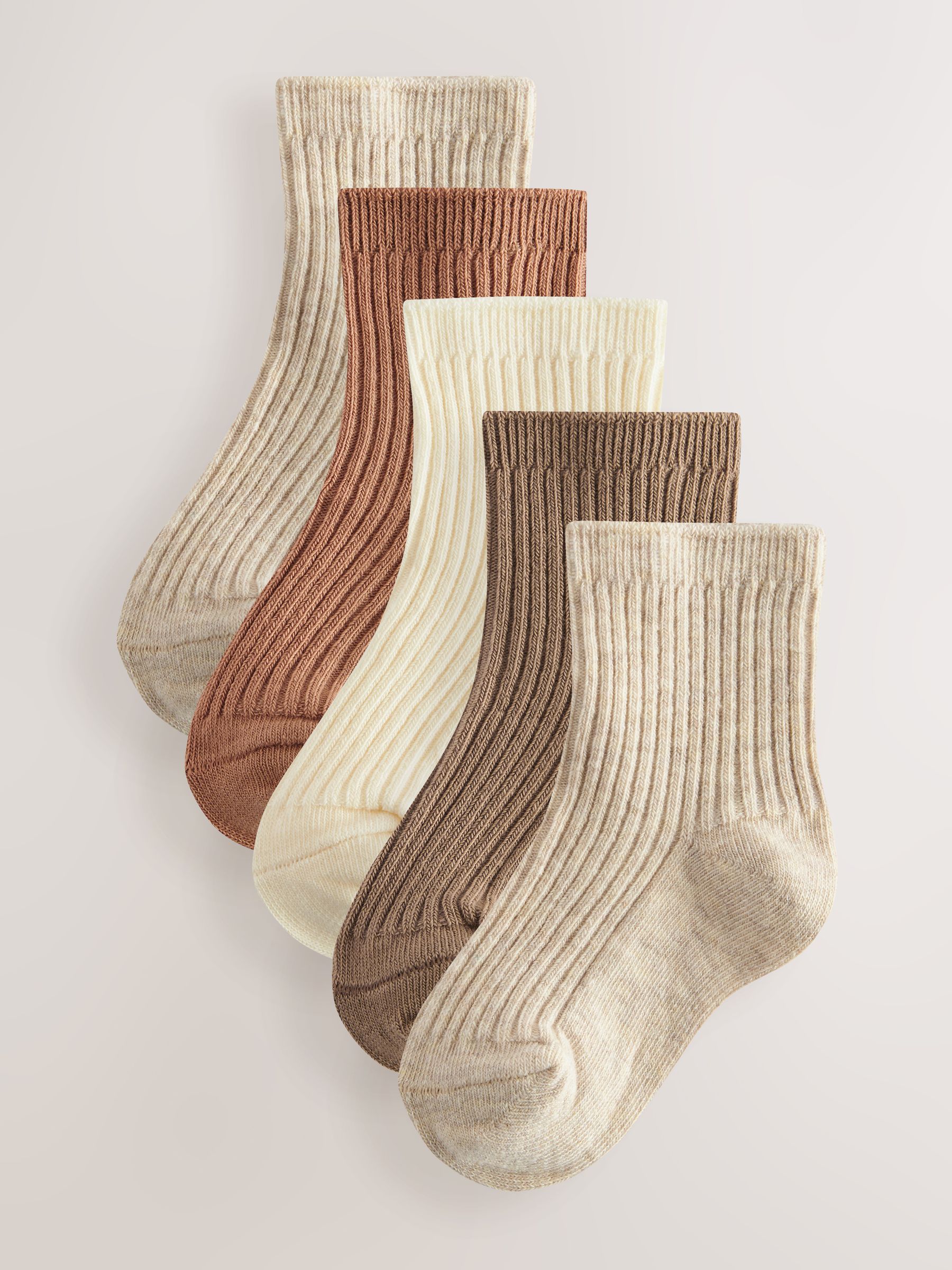 Buy Neutral Baby Socks 5 Pack (0mths-2yrs) from the Next UK online shop