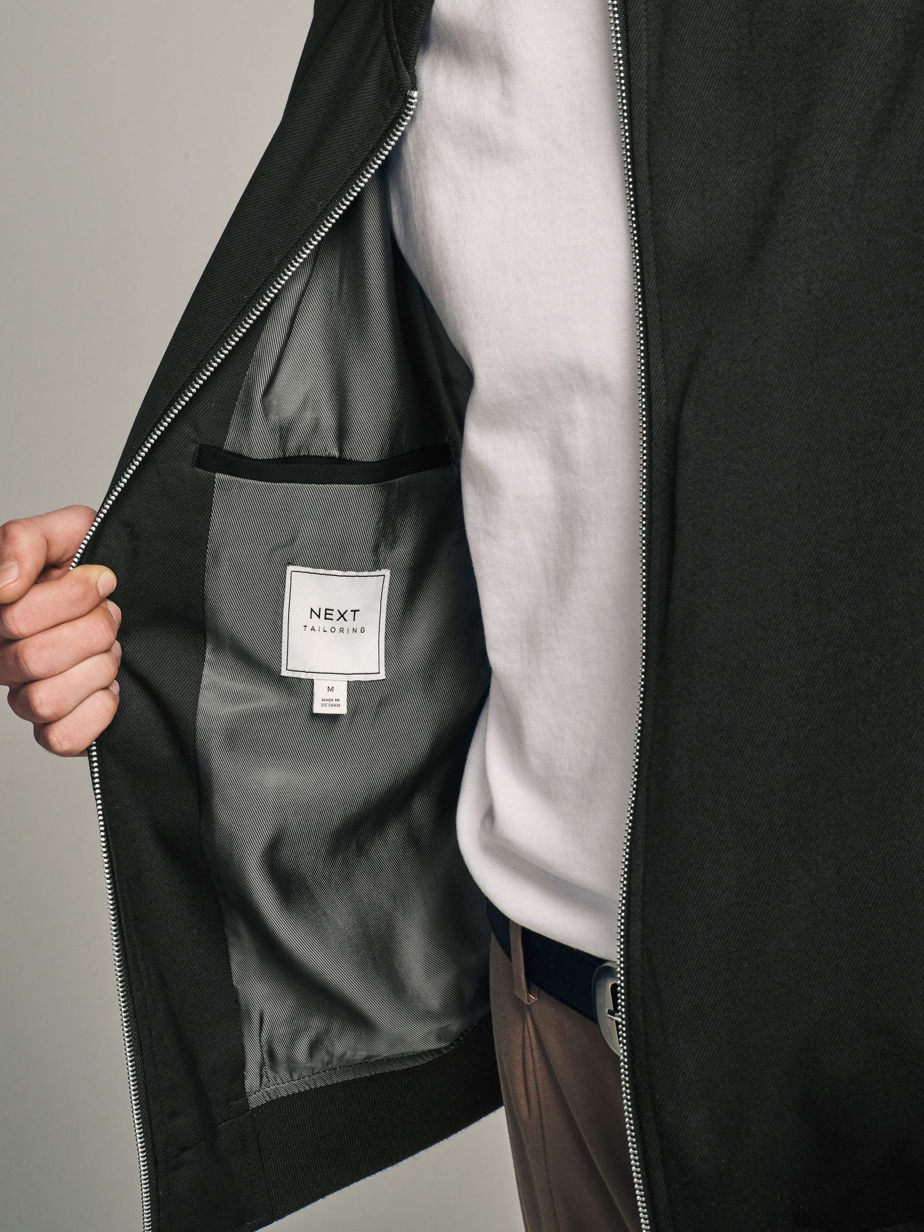 Buy Black Smart Bomber Jacket from Next Australia